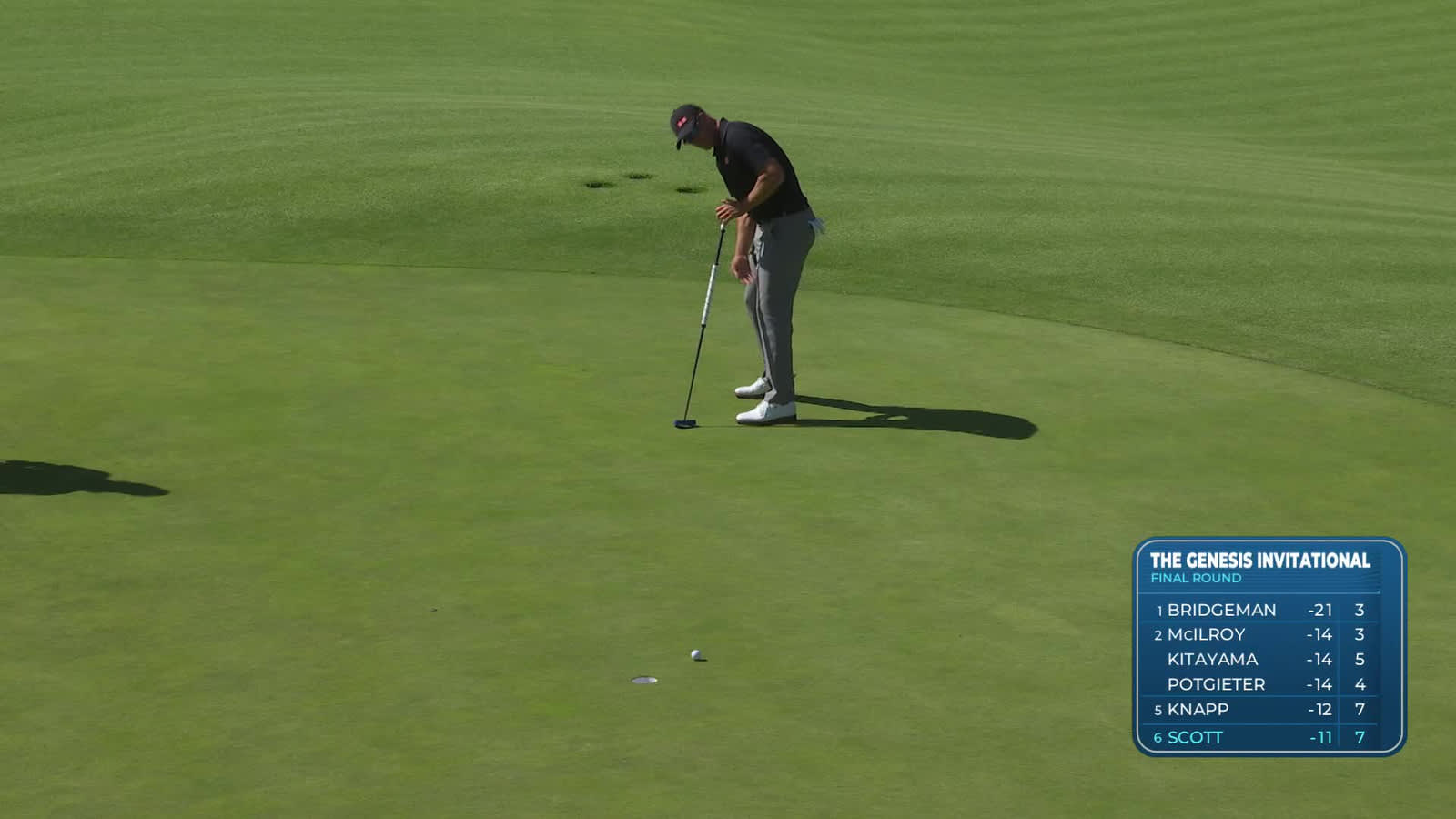 Adam Scott | Round 4 | 8th hole | Shot 3 | 2026 The Genesis