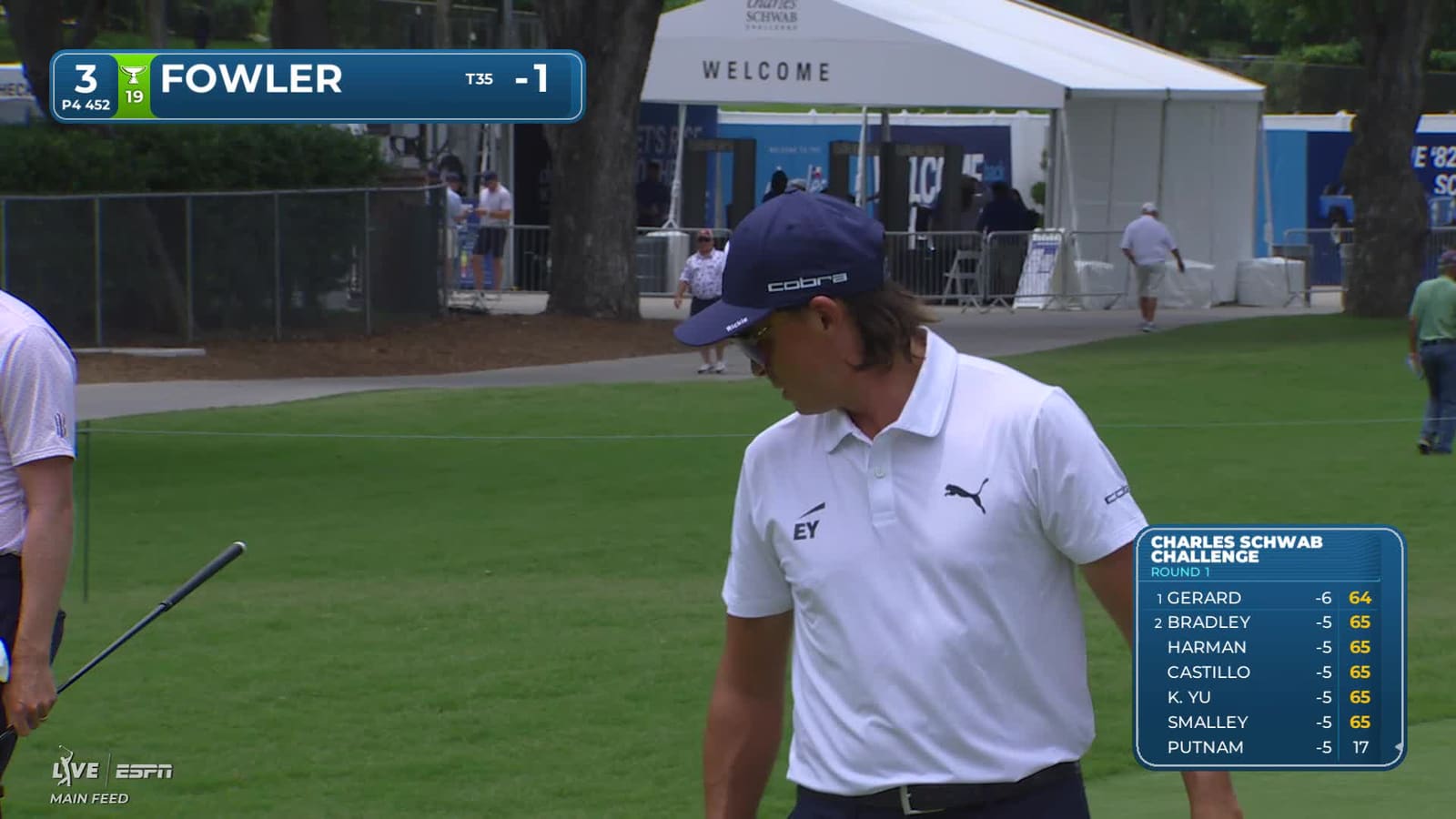 Rickie Fowler | Round 1 | 3rd hole | Shot 4 | 2026 Charles Schwab