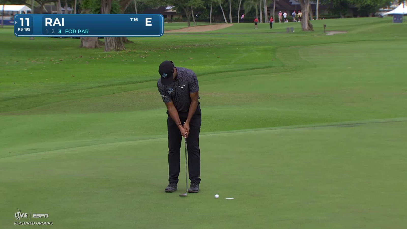 Aaron Rai | Round 1 | 11th hole | Shot 3 | 2026 Sony Open