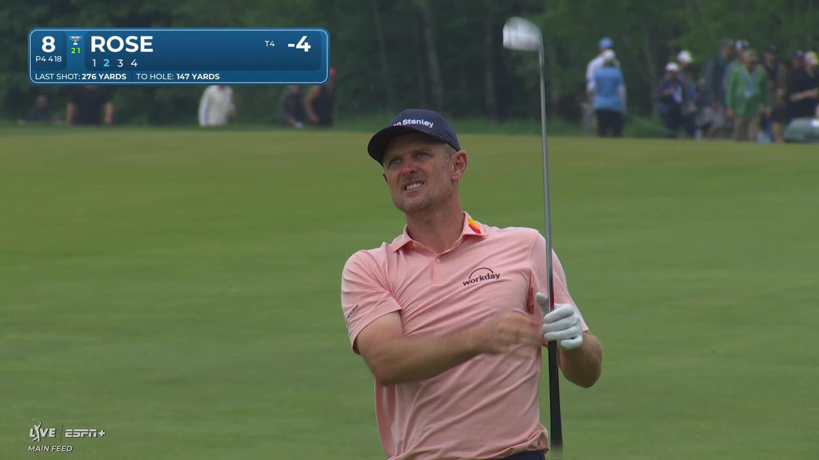 Justin Rose | Round 1 | 8th hole | Shot 2 | 2025 RBC Canadian