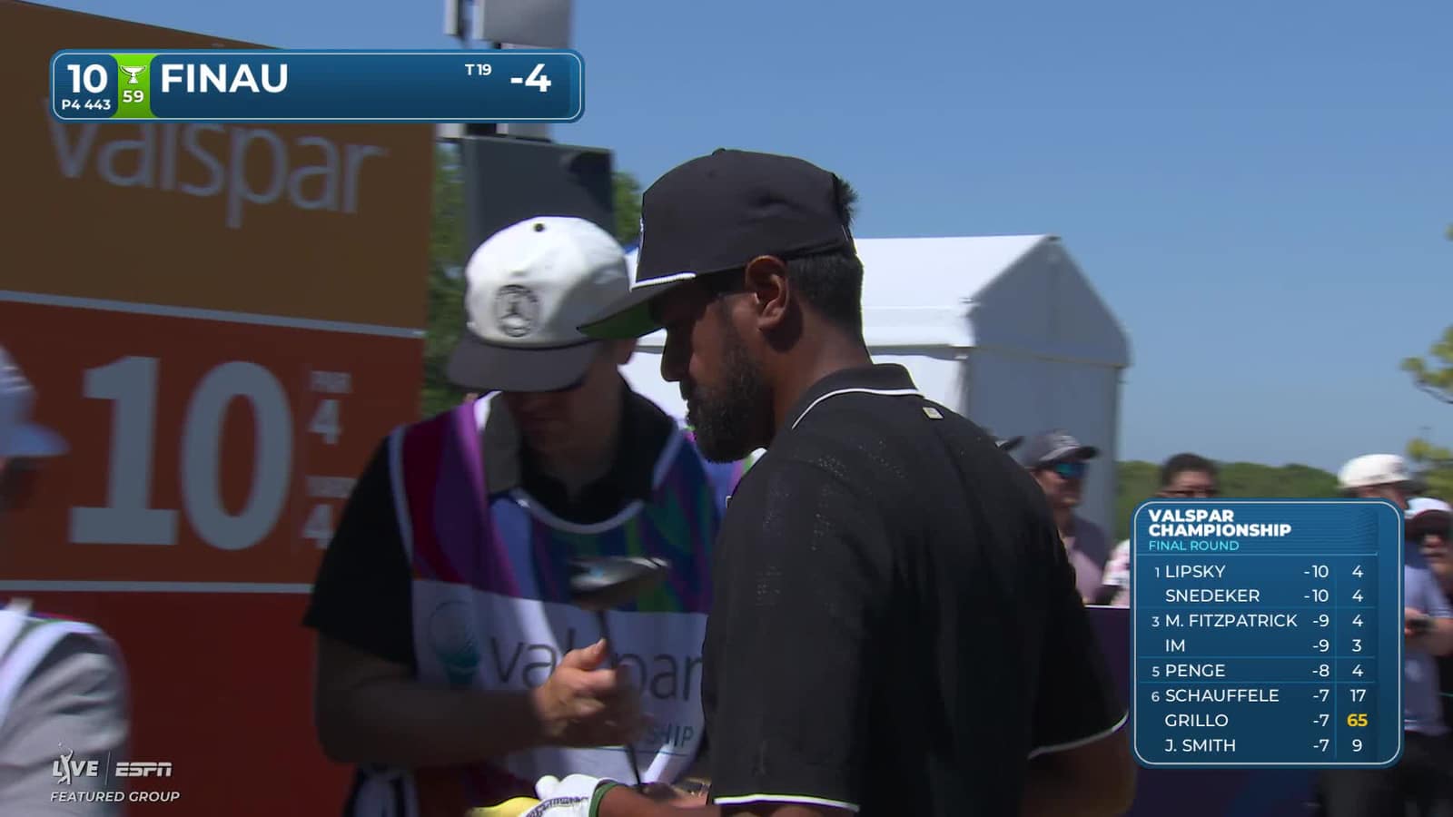 Tony Finau | Round 4 | 10th hole | Shot 1 | 2026 Valspar