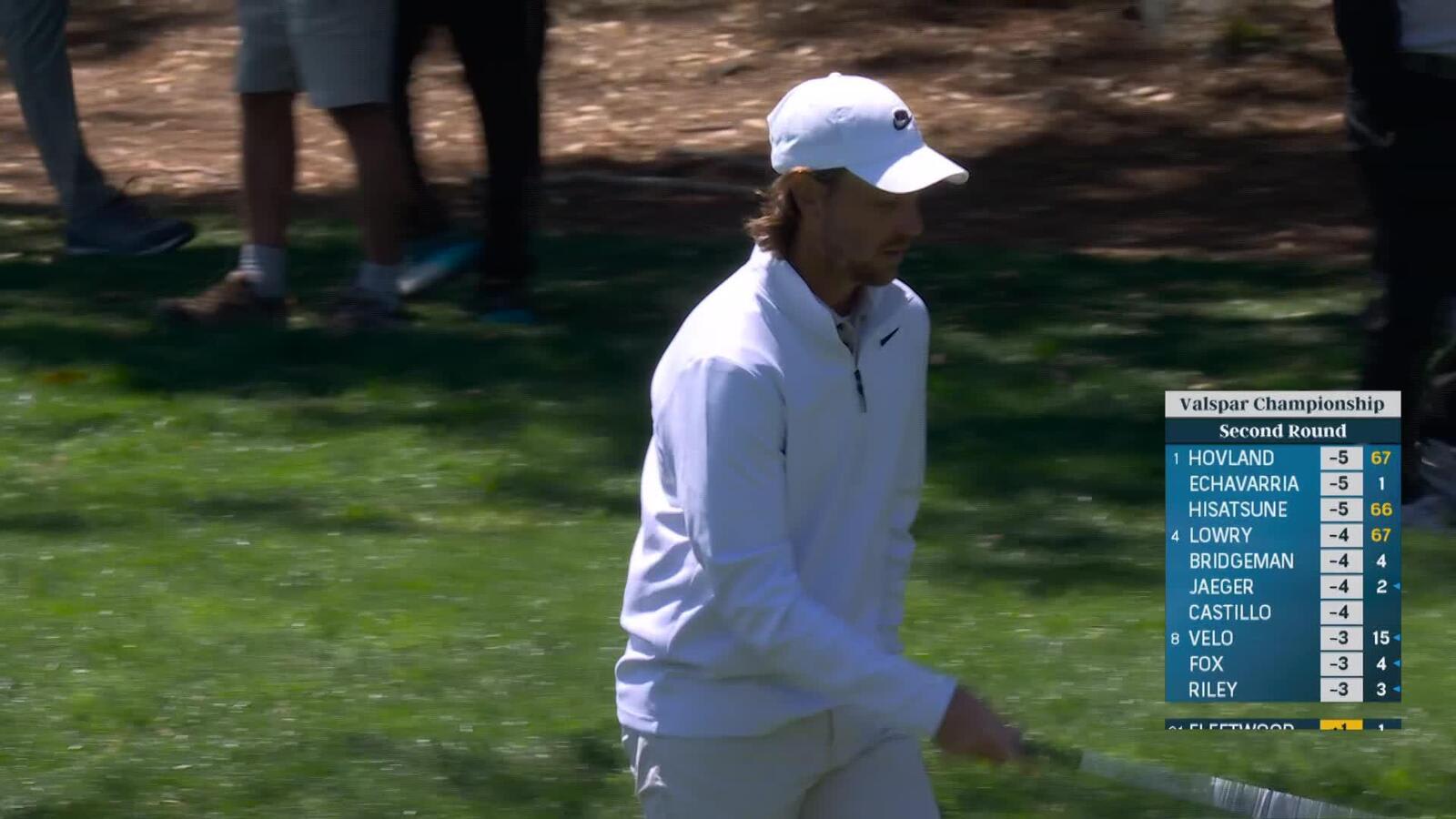 Tommy Fleetwood | Round 2 | 2nd hole | Shot 2 | 2025 Valspar