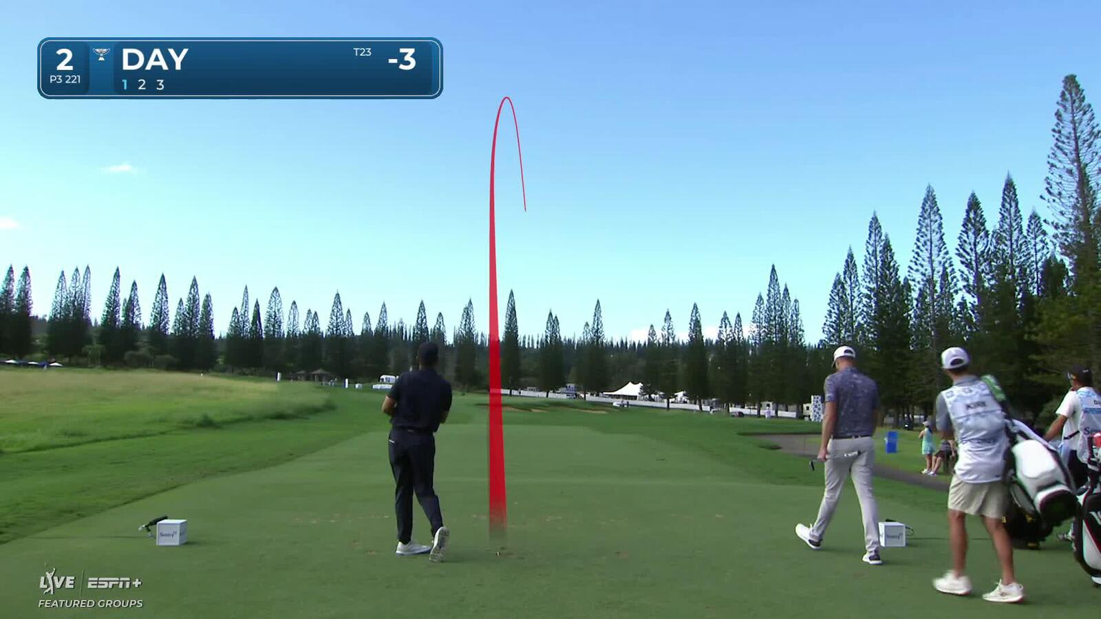 Jason Day | Round 2 | 2nd hole | Shot 1 | 2025 The Sentry