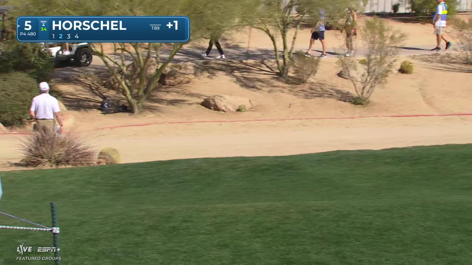 Billy Horschel | Round 2 | 5th hole | Shot 2 | 2025 WM Phoenix Open