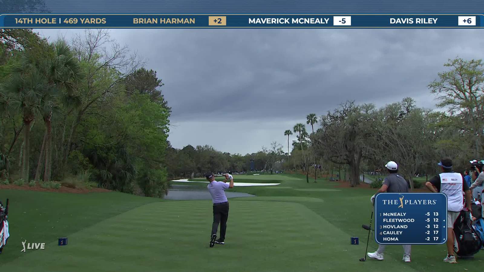 Brian Harman | Round 1 | 14th hole | Shot 1 | 2026 THE PLAYERS
