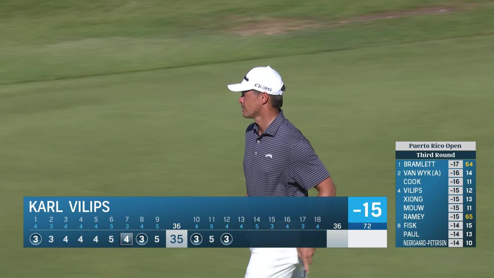 Karl Vilips | Round 3 | 12th hole | Shot 3 | 2025 Puerto Rico