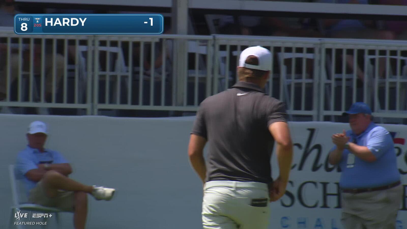 Nick Hardy | Round 1 | 8th hole | Shot 3 | 2025 Charles Schwab