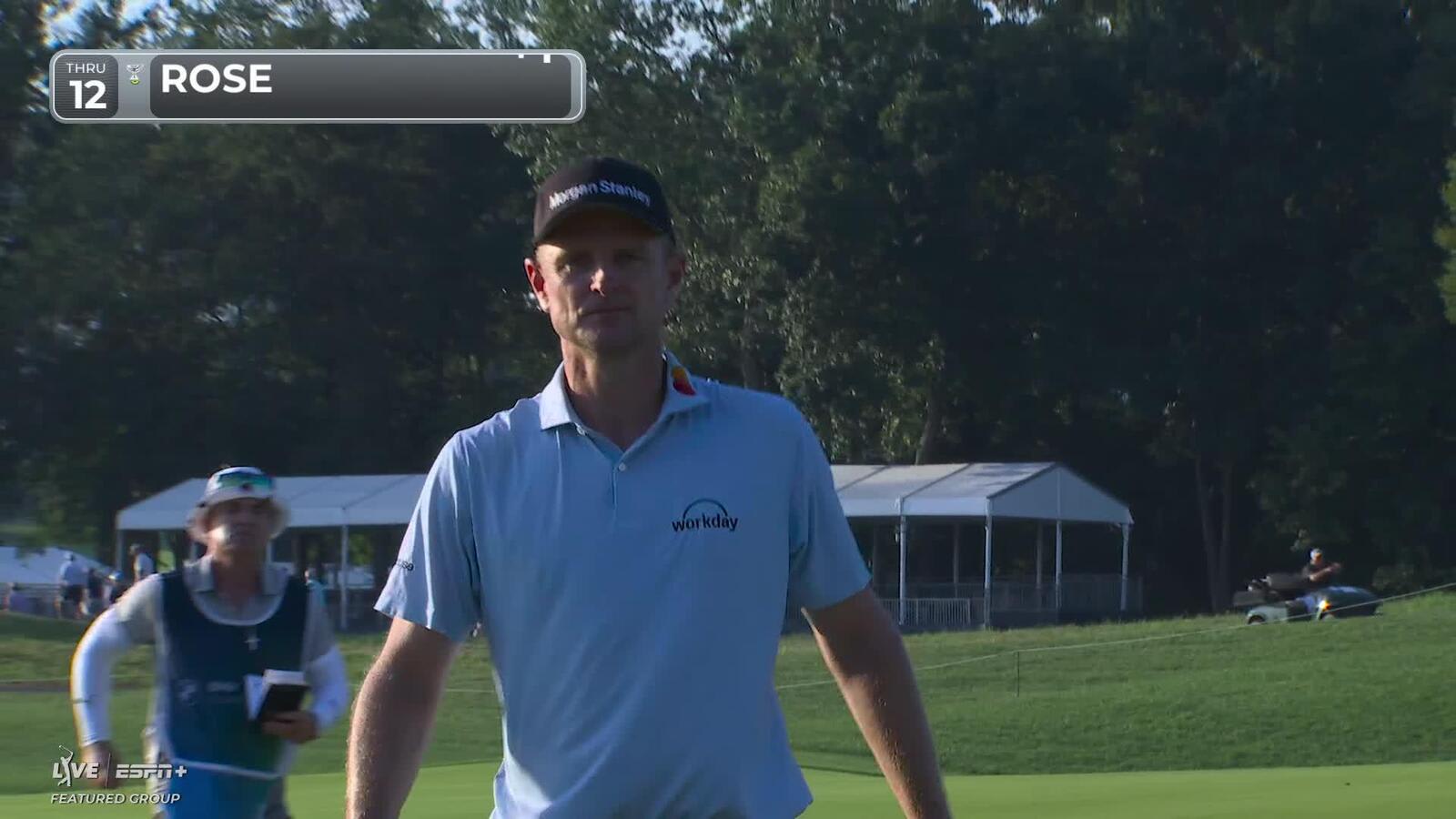 Justin Rose | Round 1 | 12th hole | Shot 6 | 2025 BMW Championship