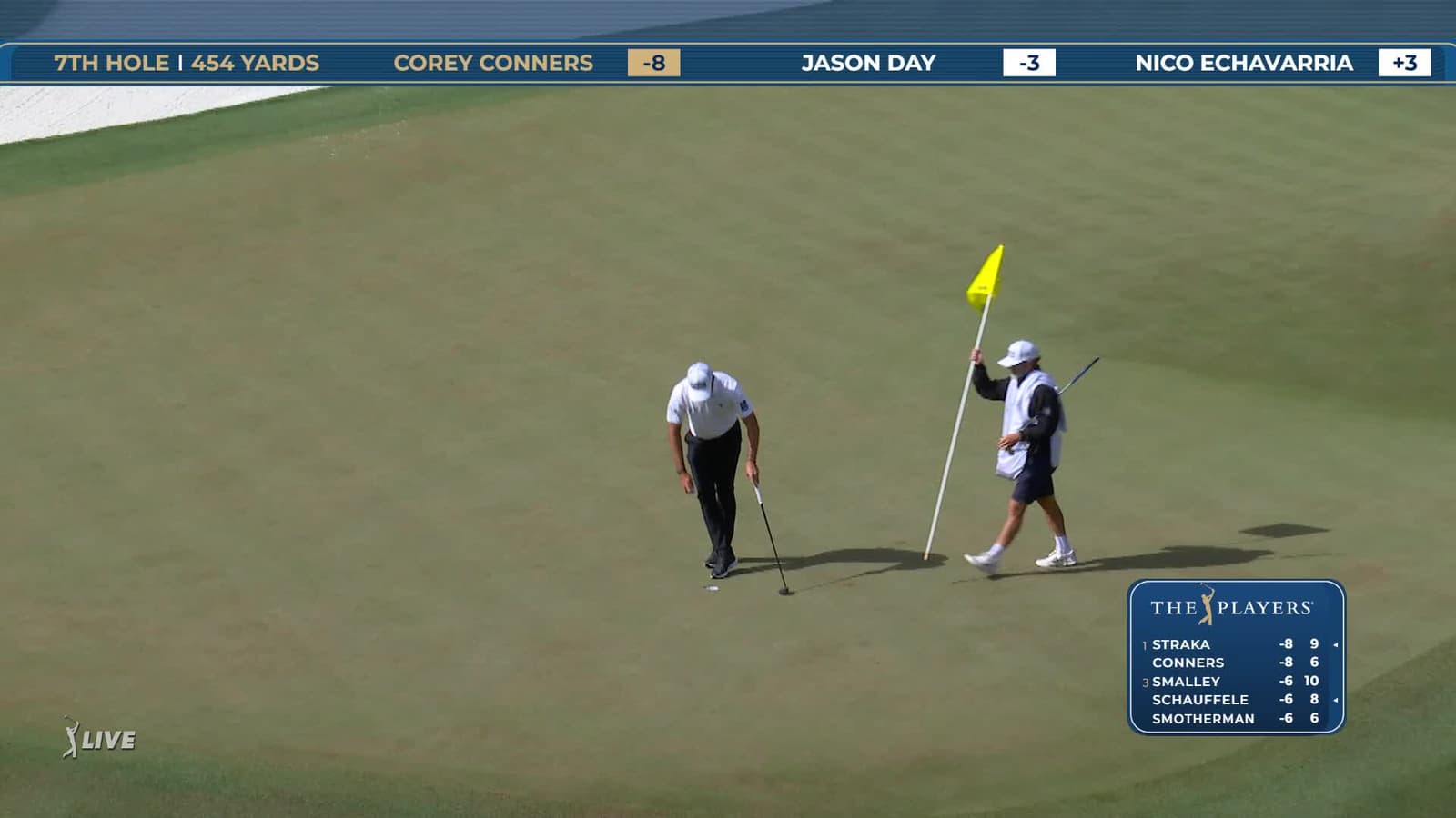 Corey Conners | Round 2 | 7th hole | Shot 4 | 2026 THE PLAYERS
