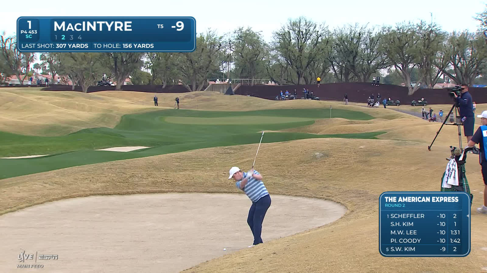 Robert MacIntyre | Round 2 | 1st hole | Shot 2 | 2026 The American Express