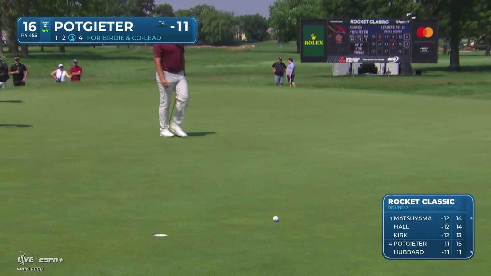 Aldrich Potgieter | Round 2 | 16th hole | Shot 3 | 2025 Rocket Classic
