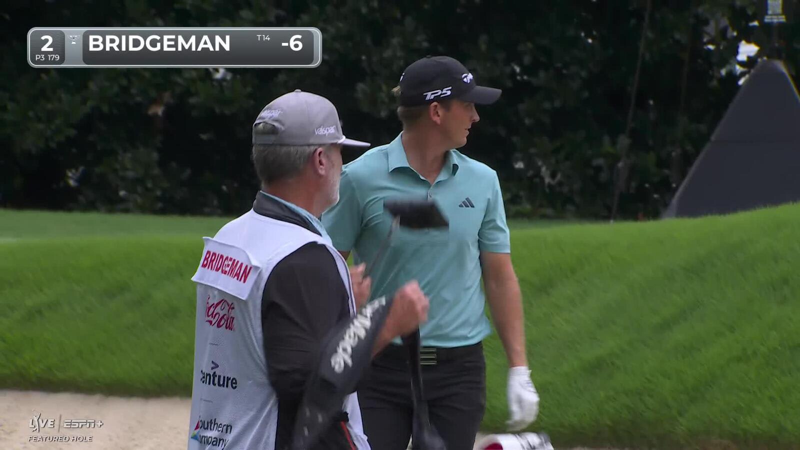 Jacob Bridgeman | Round 3 | 2nd hole | Shot 2 | 2025 TOUR Championship