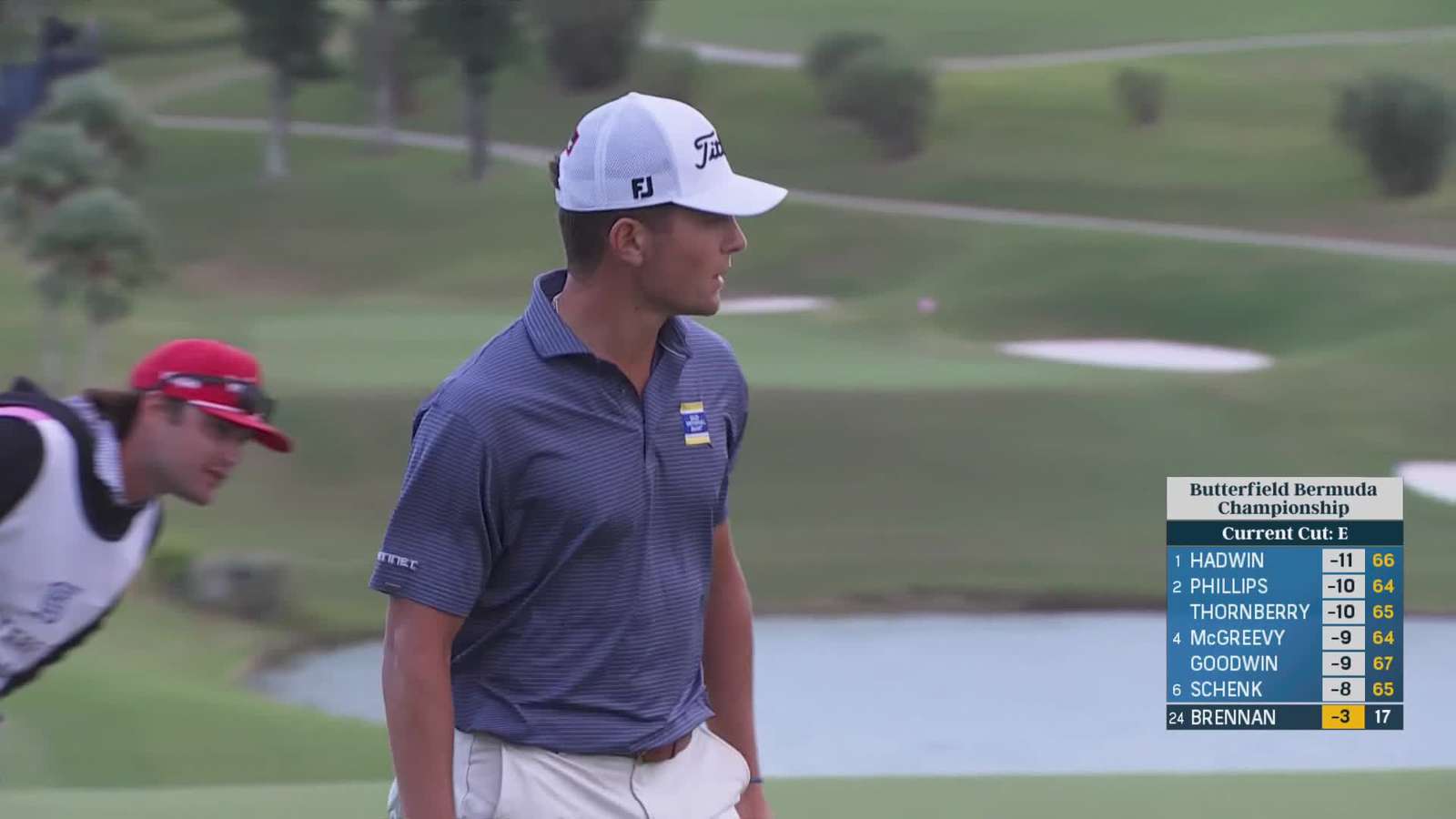 Michael Brennan | Round 2 | 18th hole | Shot 5 | 2025 Butterfield Bermuda