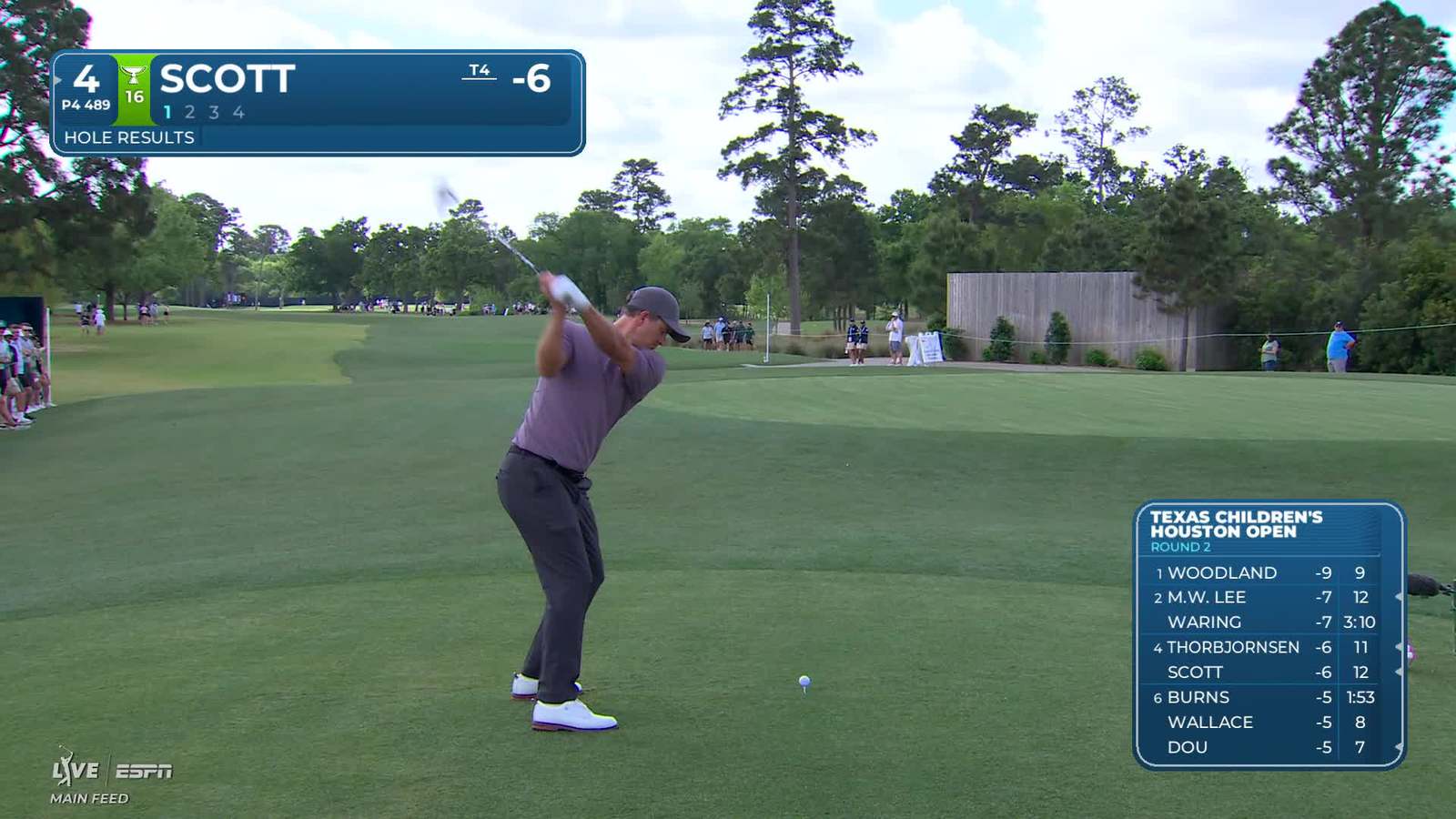 Adam Scott | Round 2 | 4th hole | Shot 1 | 2026 Texas Children's