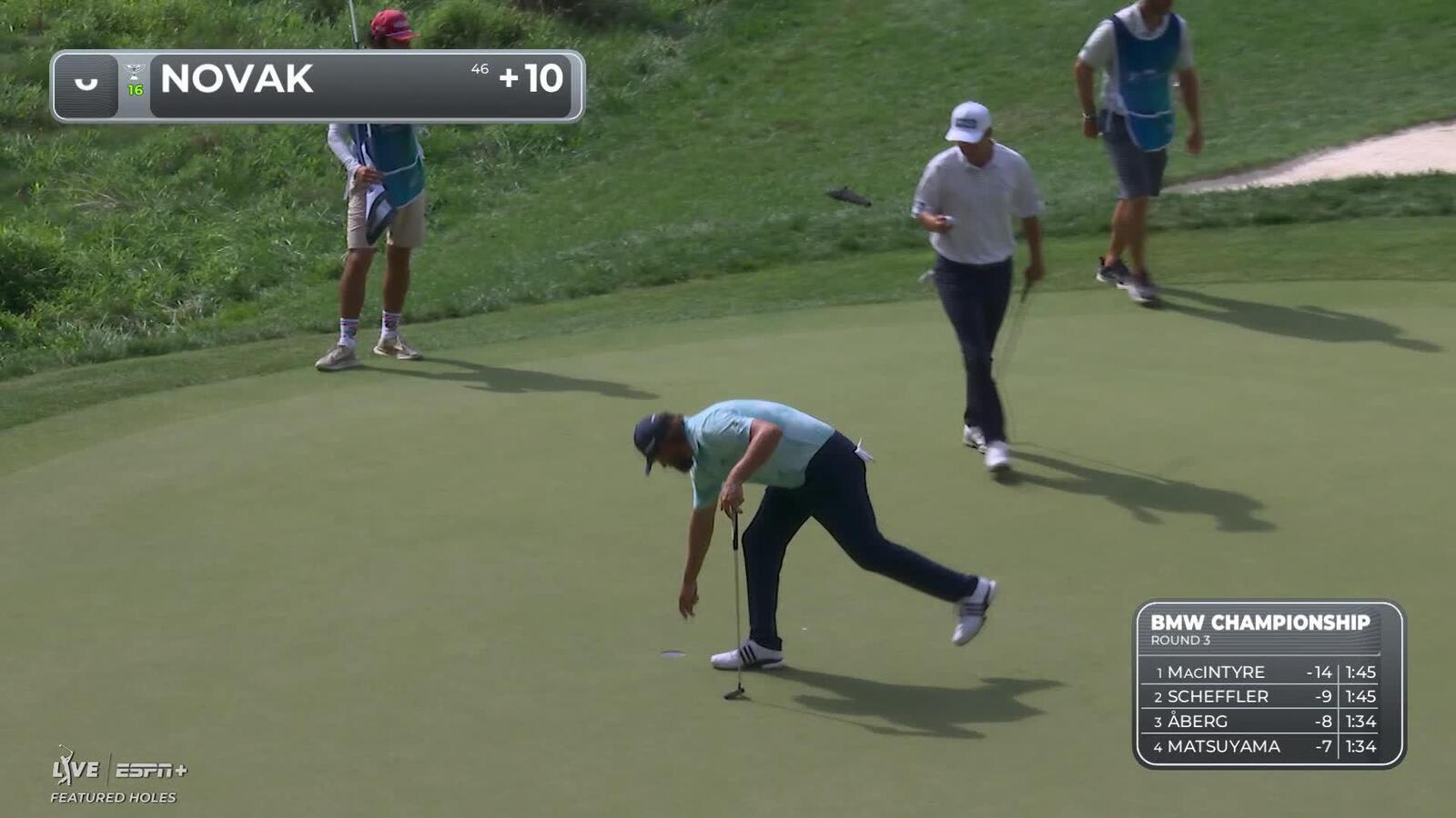 Andrew Novak | Round 3 | 6th hole | Shot 3 | 2025 BMW Championship