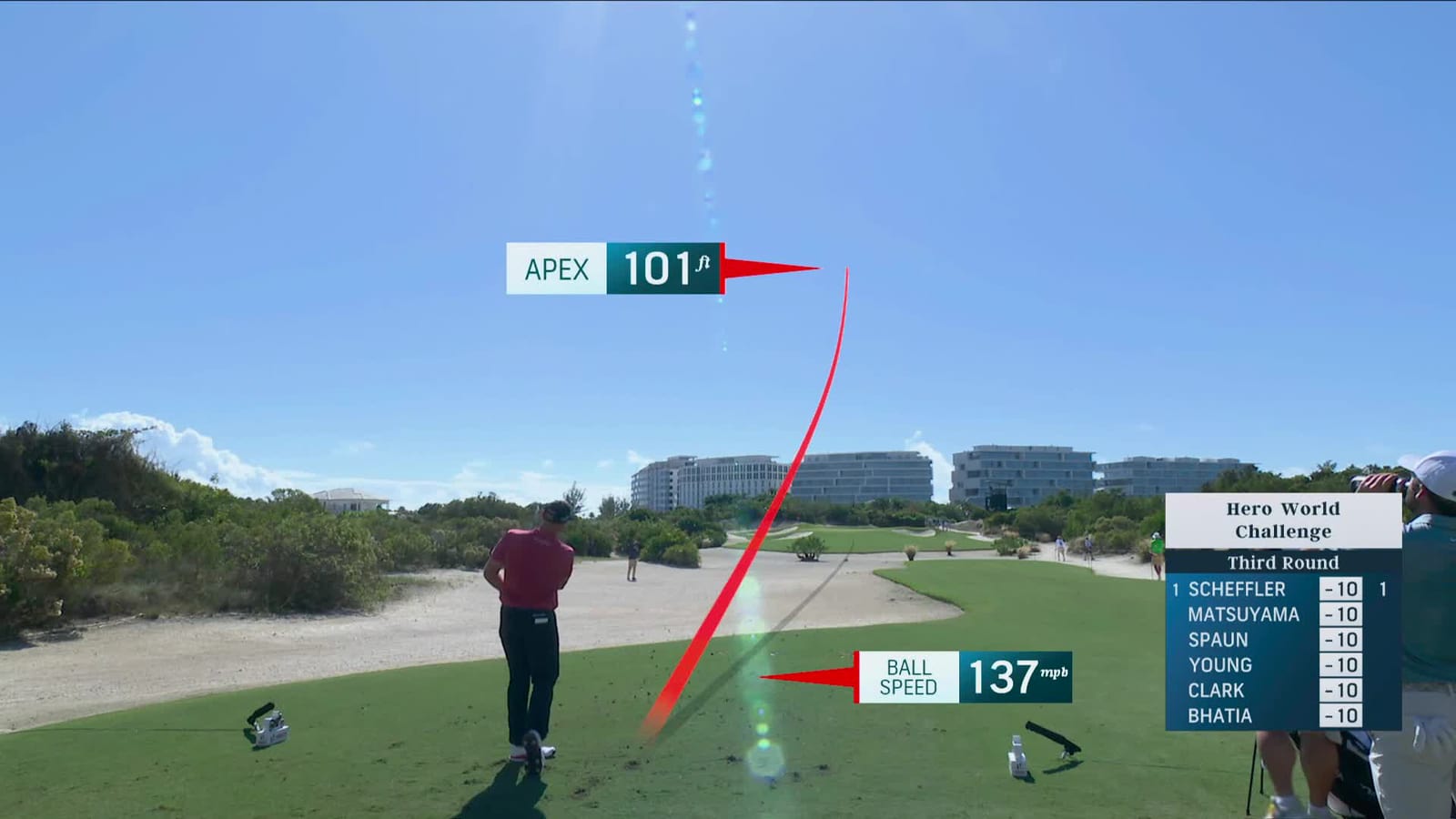 Sepp Straka | Round 3 | 2nd hole | Shot 1 | 2025 Hero World Challenge