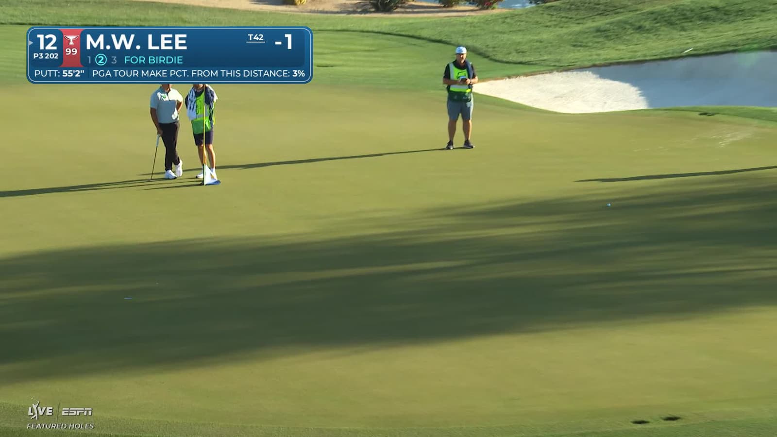 Min Woo Lee | Round 2 | 12th hole | Shot 2 | 2026 WM Phoenix Open