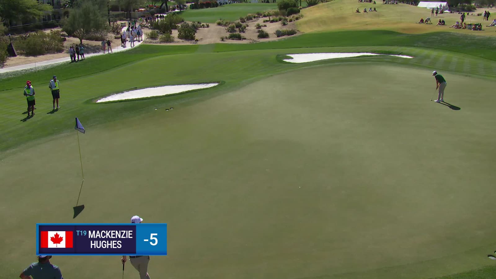 Mackenzie Hughes | Round 3 | 4th hole | Shot 2 | 2026 WM Phoenix Open