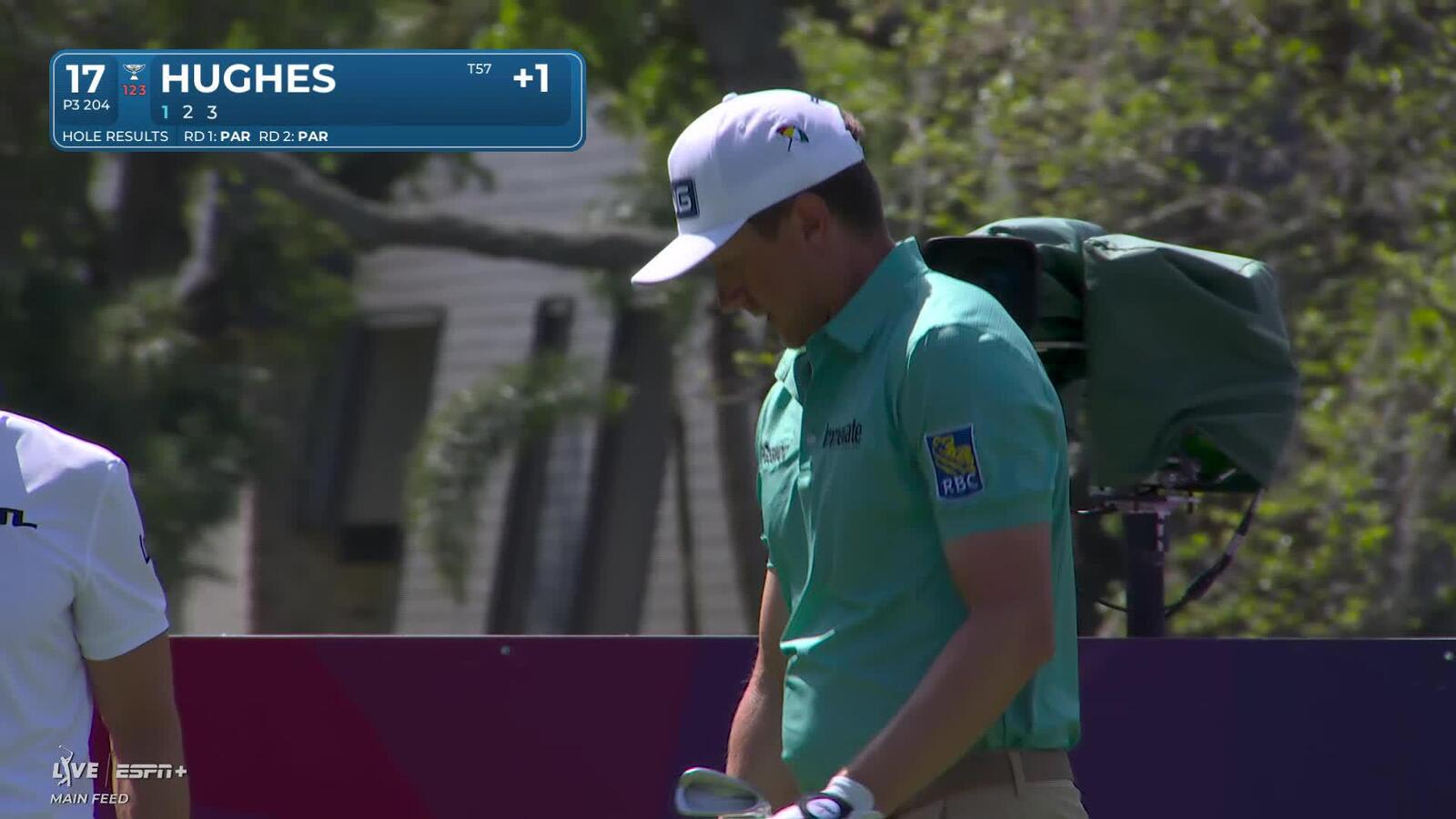 Mackenzie Hughes | Round 3 | 17th hole | Shot 1 | 2025 Valspar