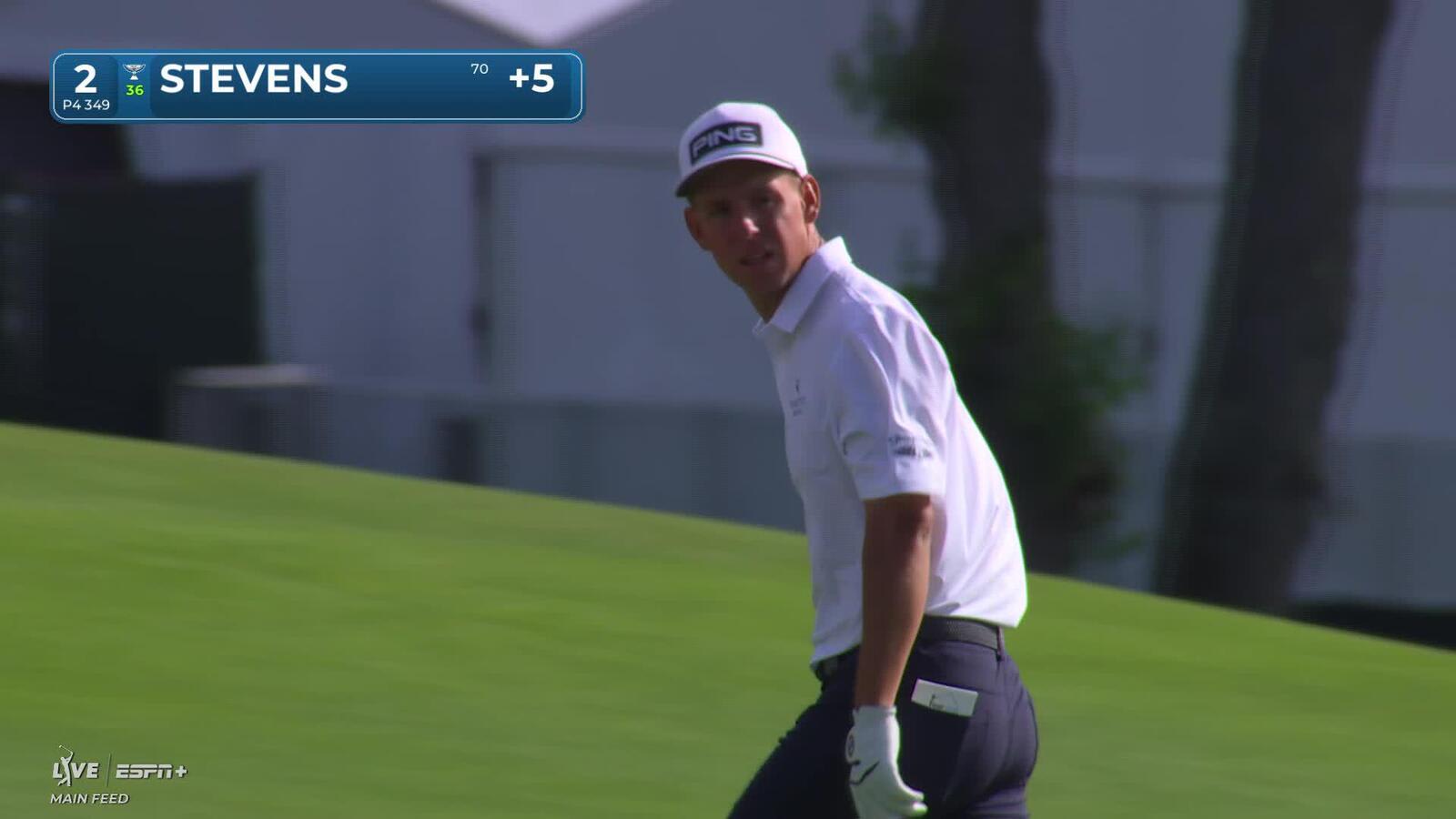 Sam Stevens | Round 2 | 2nd hole | Shot 2 | 2025 Travelers