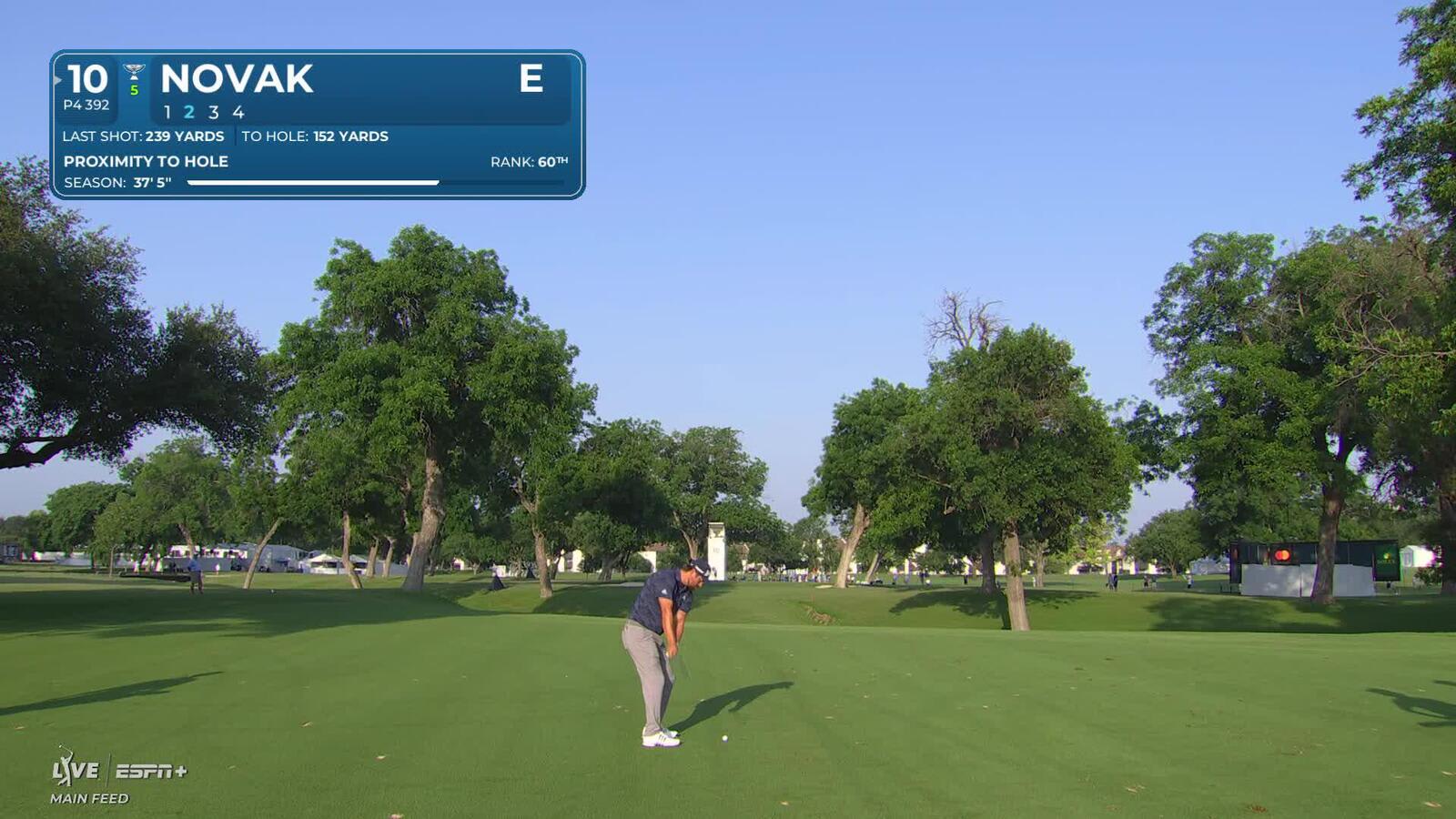 Andrew Novak | Round 1 | 10th hole | Shot 2 | 2025 Charles Schwab