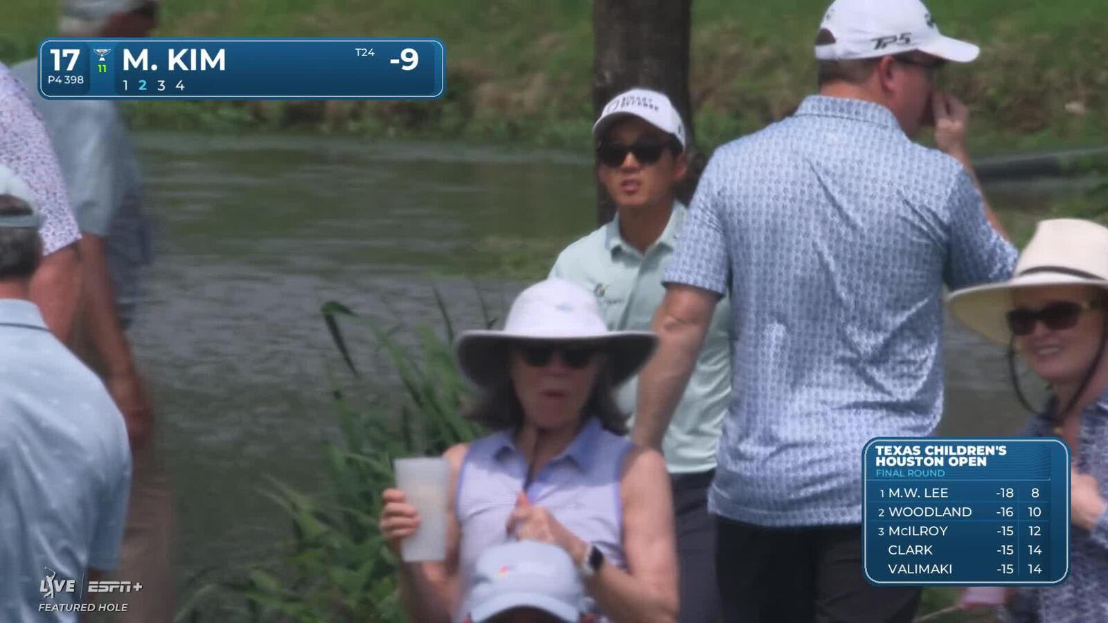 Michael Kim | Round 4 | 17th hole | Shot 3 | 2025 Houston Open