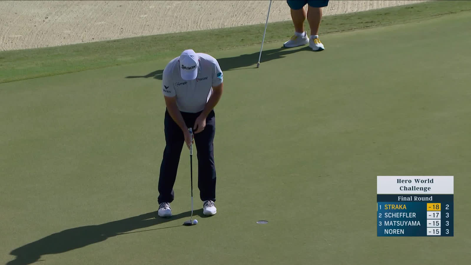 Sepp Straka | Round 4 | 3rd hole | Shot 5 | 2025 Hero World Challenge