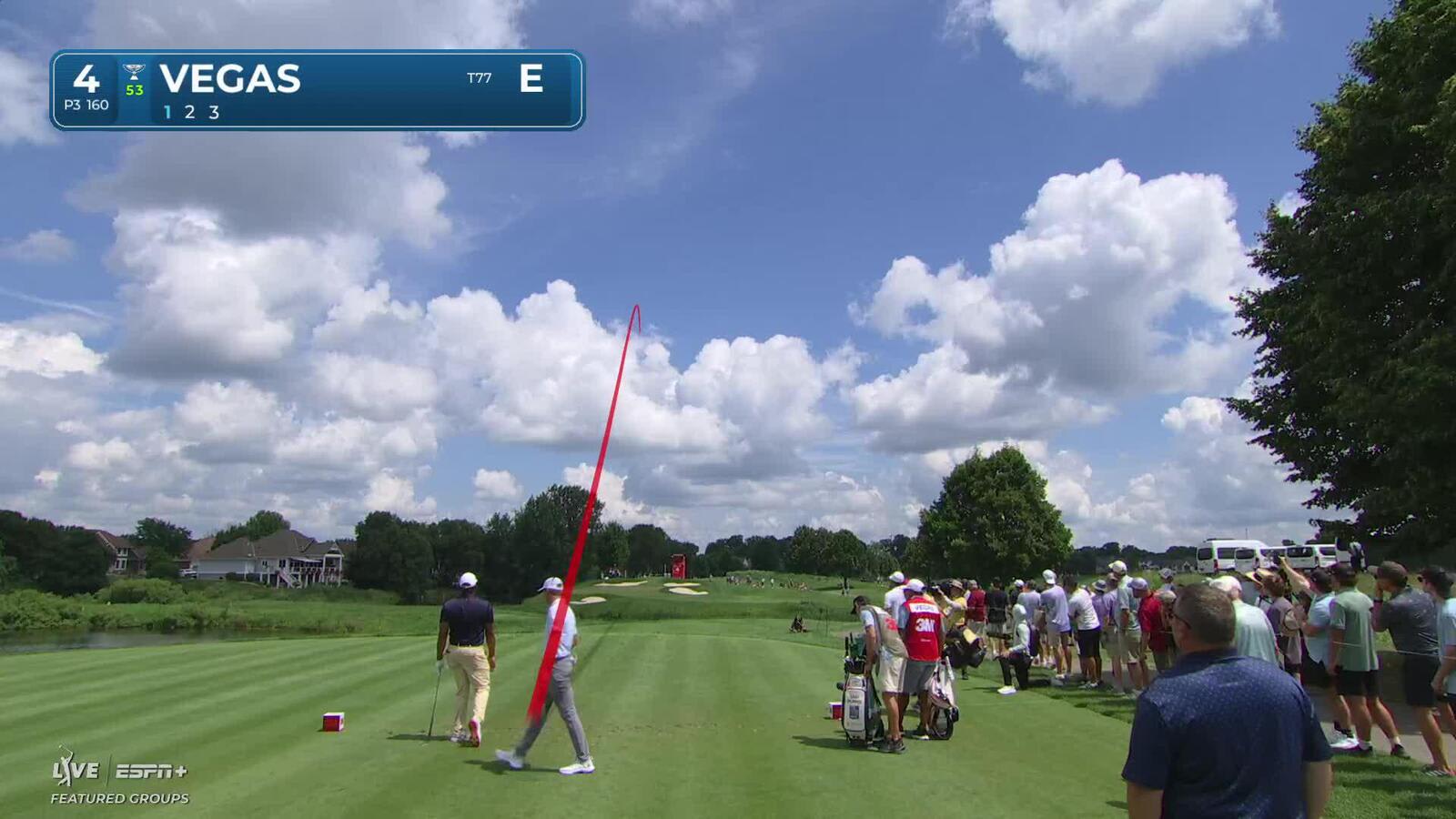 Jhonattan Vegas | Round 1 | 4th hole | Shot 1 | 2025 3M Open