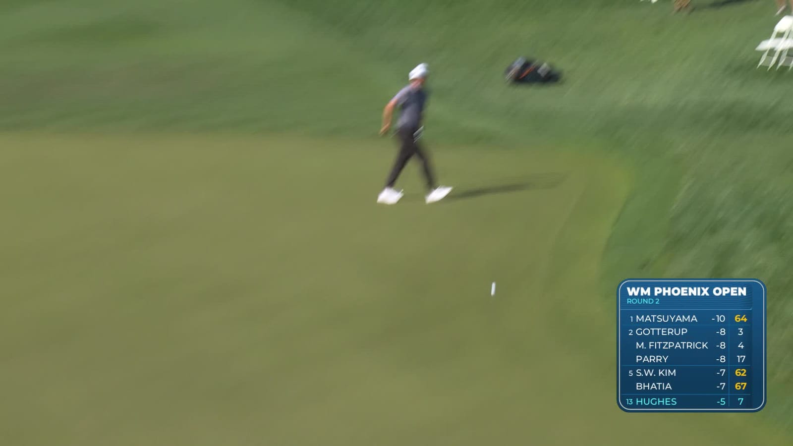 Mackenzie Hughes | Round 2 | 8th hole | Shot 3 | 2026 WM Phoenix Open