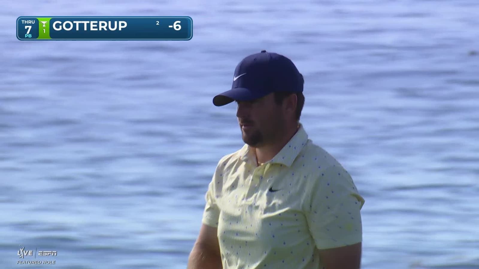 Chris Gotterup | Round 1 | 7th hole | Shot 3 | 2026 AT&T Pebble Beach