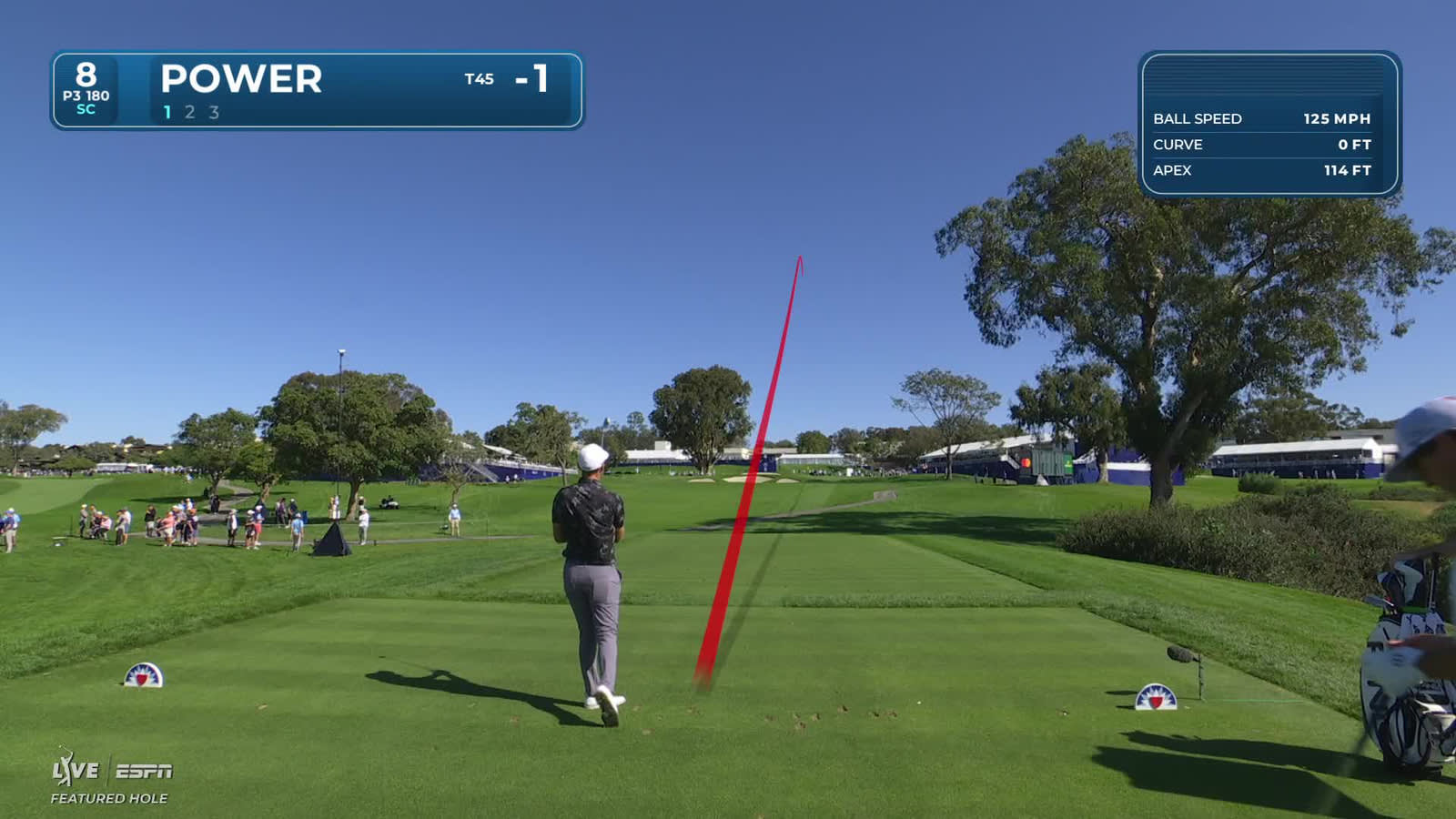 Seamus Power | Round 1 | 8th hole | Shot 1 | 2026 Farmers