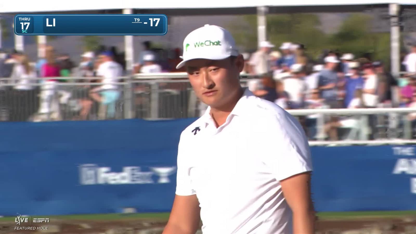 Haotong Li | Round 3 | 17th hole | Shot 4 | 2026 The American Express