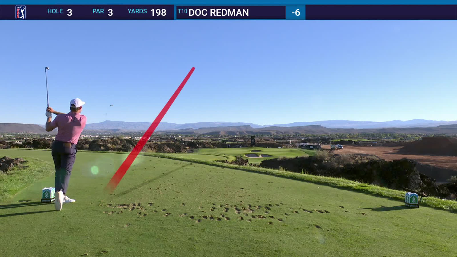 Doc Redman | Round 2 | 3rd hole | Shot 1 | 2025 Bank of Utah