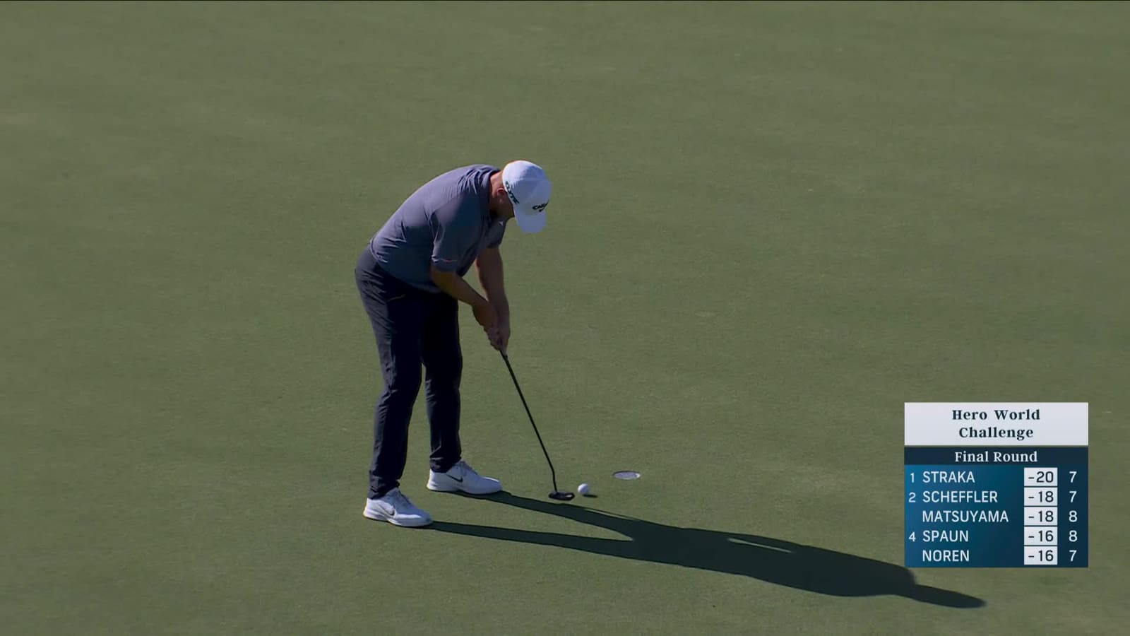 Alex Noren | Round 4 | 8th hole | Shot 3 | 2025 Hero World Challenge