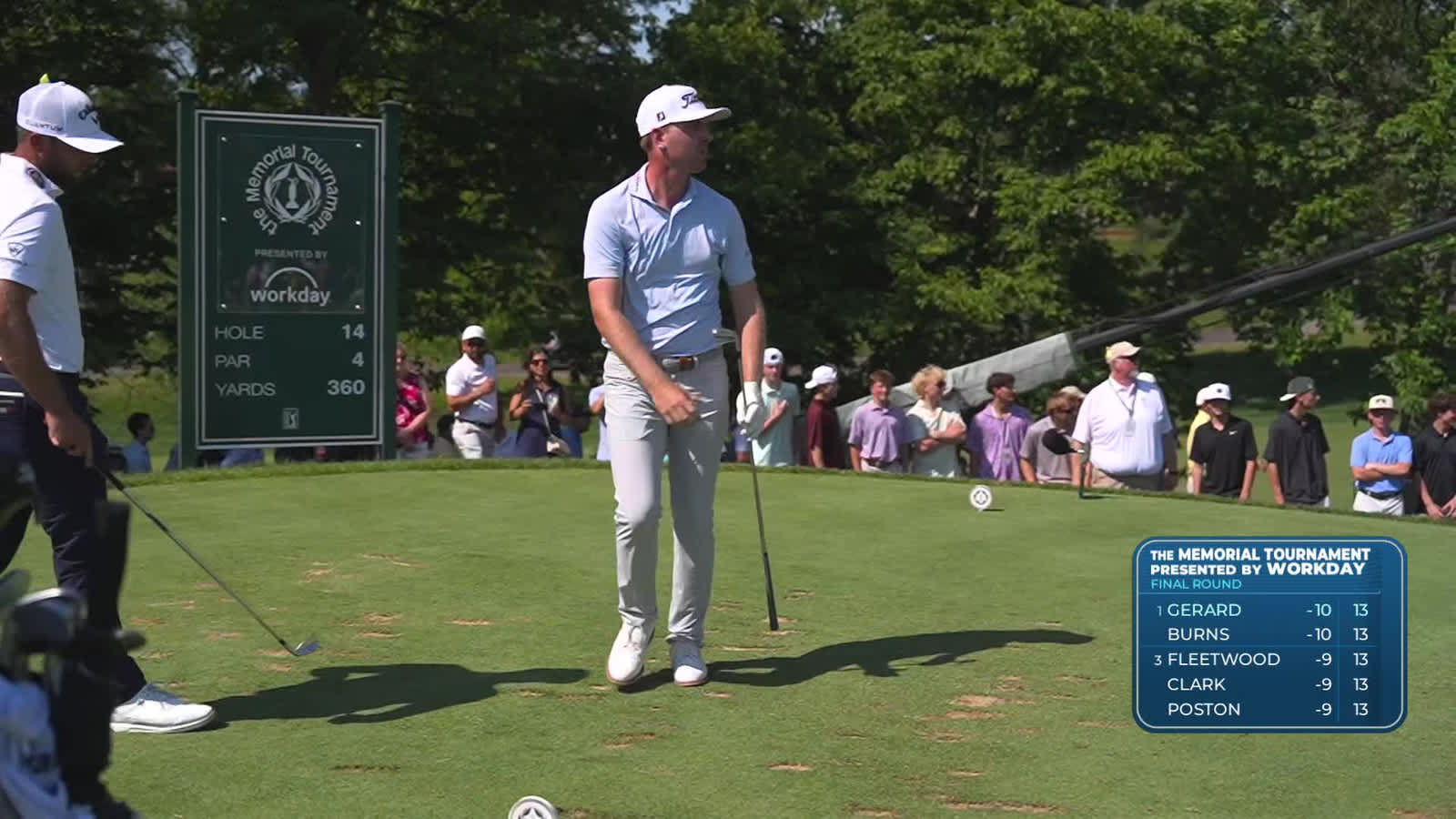 Ryan Gerard | Round 4 | 14th hole | Shot 1 | 2026 the Memorial