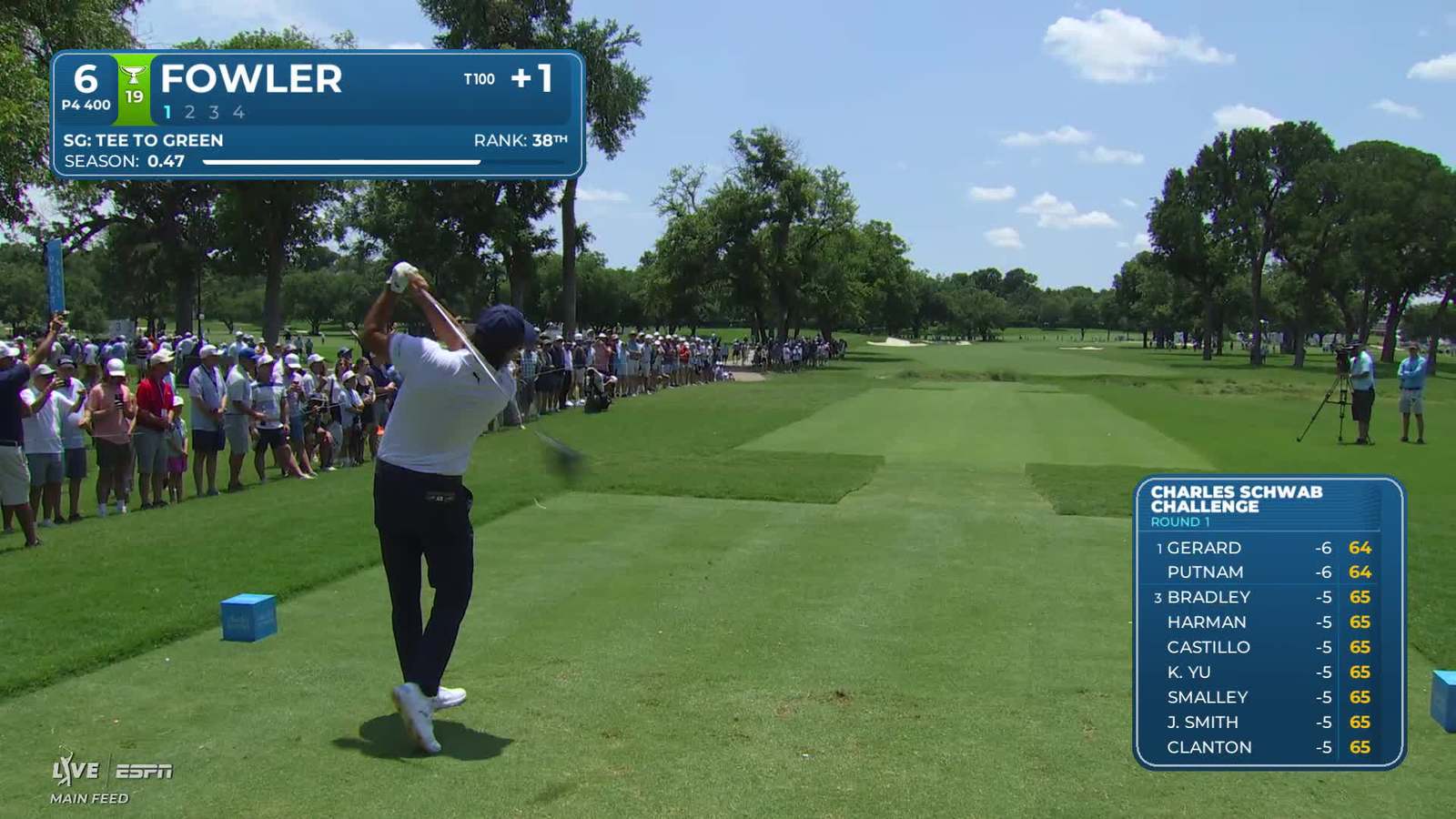 Rickie Fowler | Round 1 | 6th hole | Shot 1 | 2026 Charles Schwab
