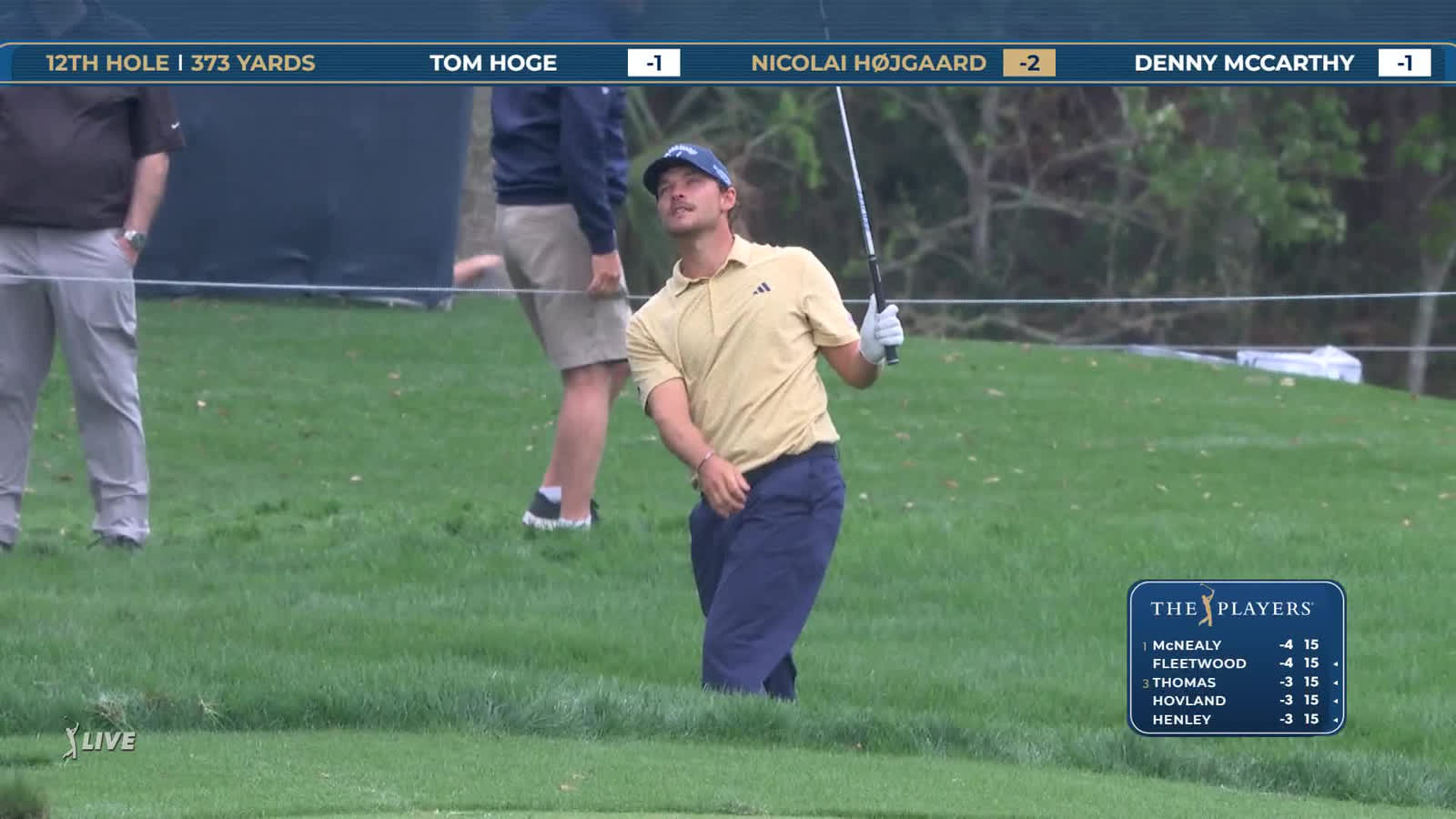 Nicolai Hojgaard | Round 1 | 12th hole | Shot 2 | 2026 THE PLAYERS
