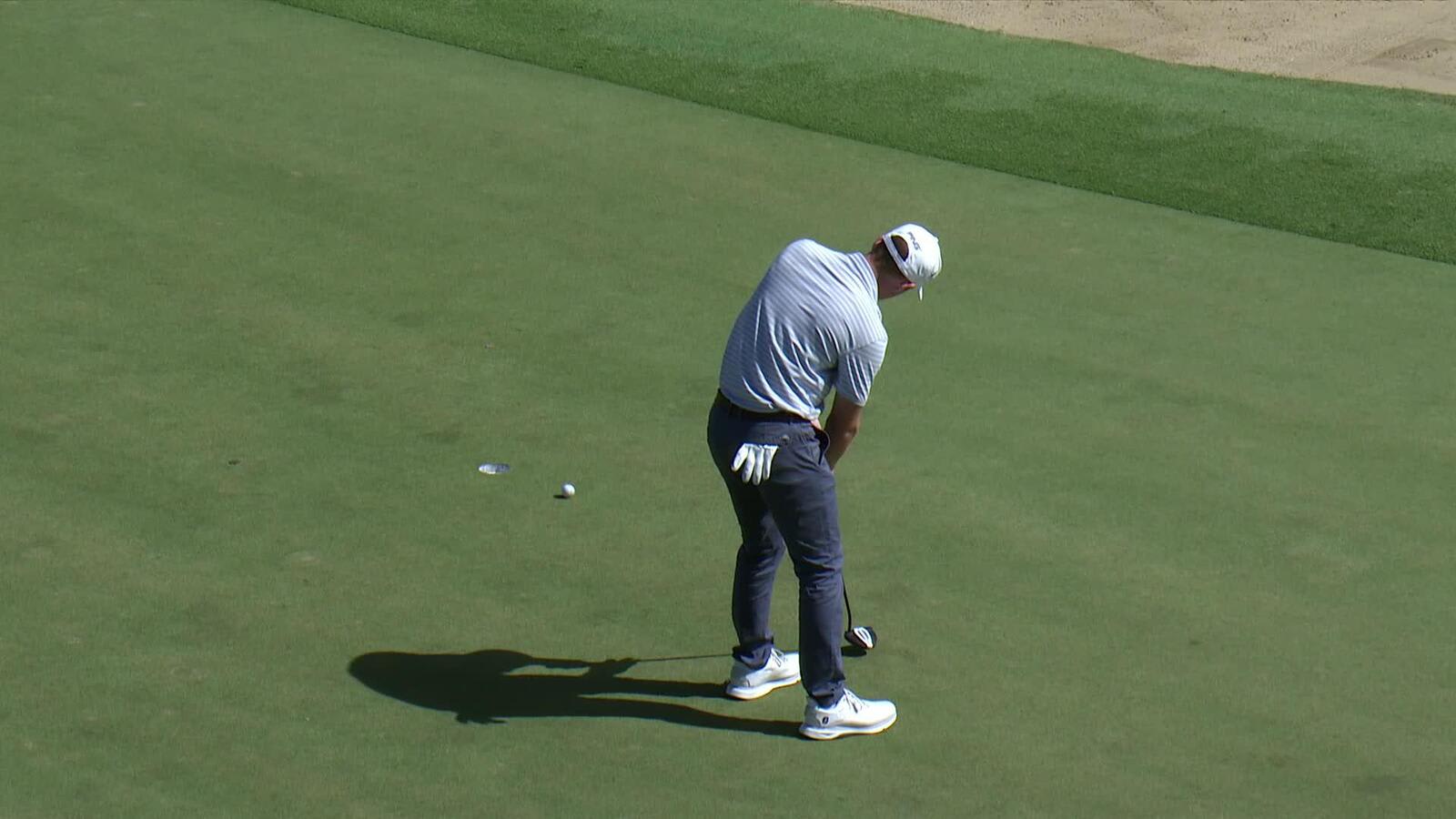 RJ Manke | Round 2 | 17th hole | Shot 2 | 2025 Sony Open