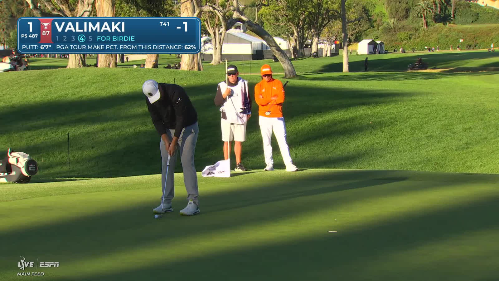 Sami Valimaki | Round 4 | 1st hole | Shot 4 | 2026 The Genesis