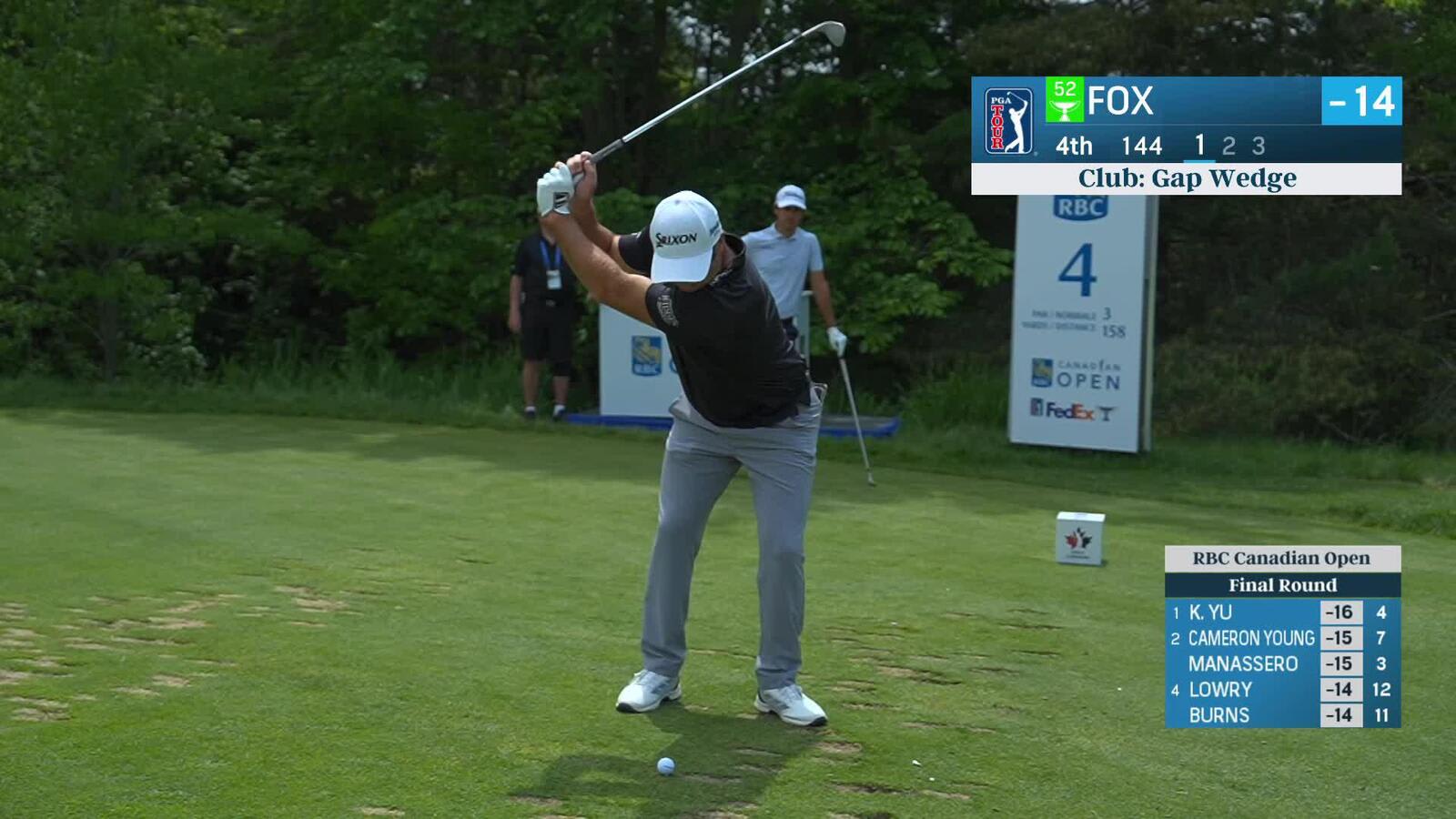 Ryan Fox | Round 4 | 4th hole | Shot 1 | 2025 RBC Canadian