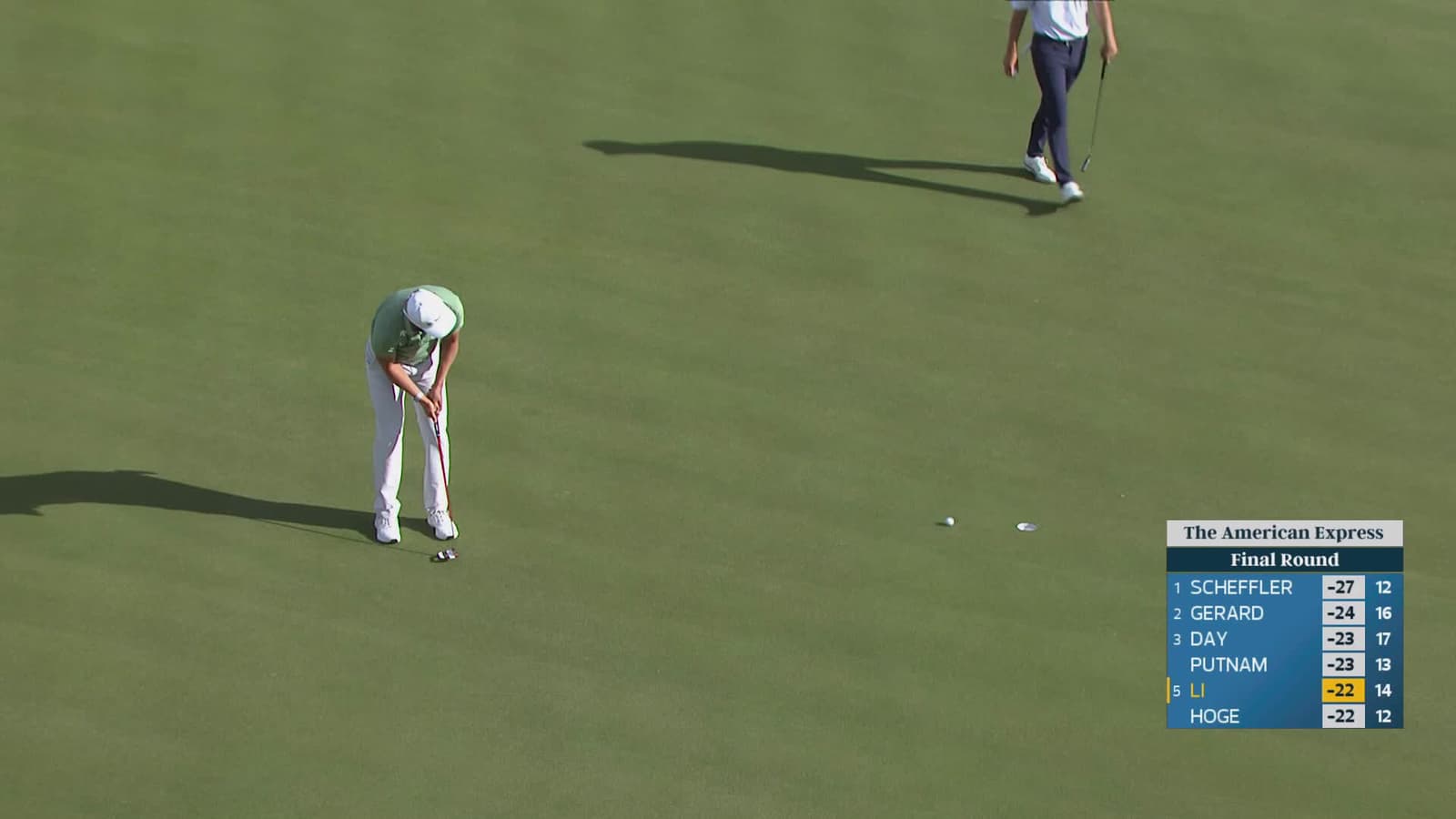 Haotong Li | Round 4 | 15th hole | Shot 5 | 2026 The American Express