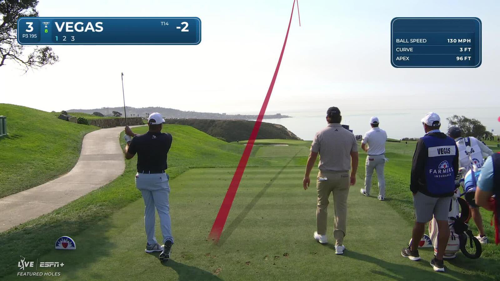 Jhonattan Vegas | Round 3 | 3rd hole | Shot 1 | 2025 Farmers