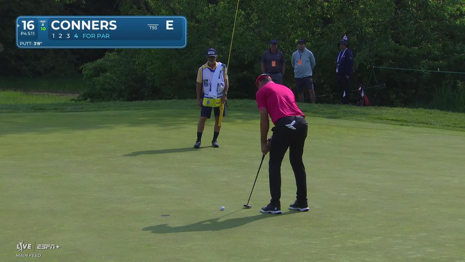 Corey Conners | Round 2 | 16th hole | Shot 4 | 2025 RBC Canadian