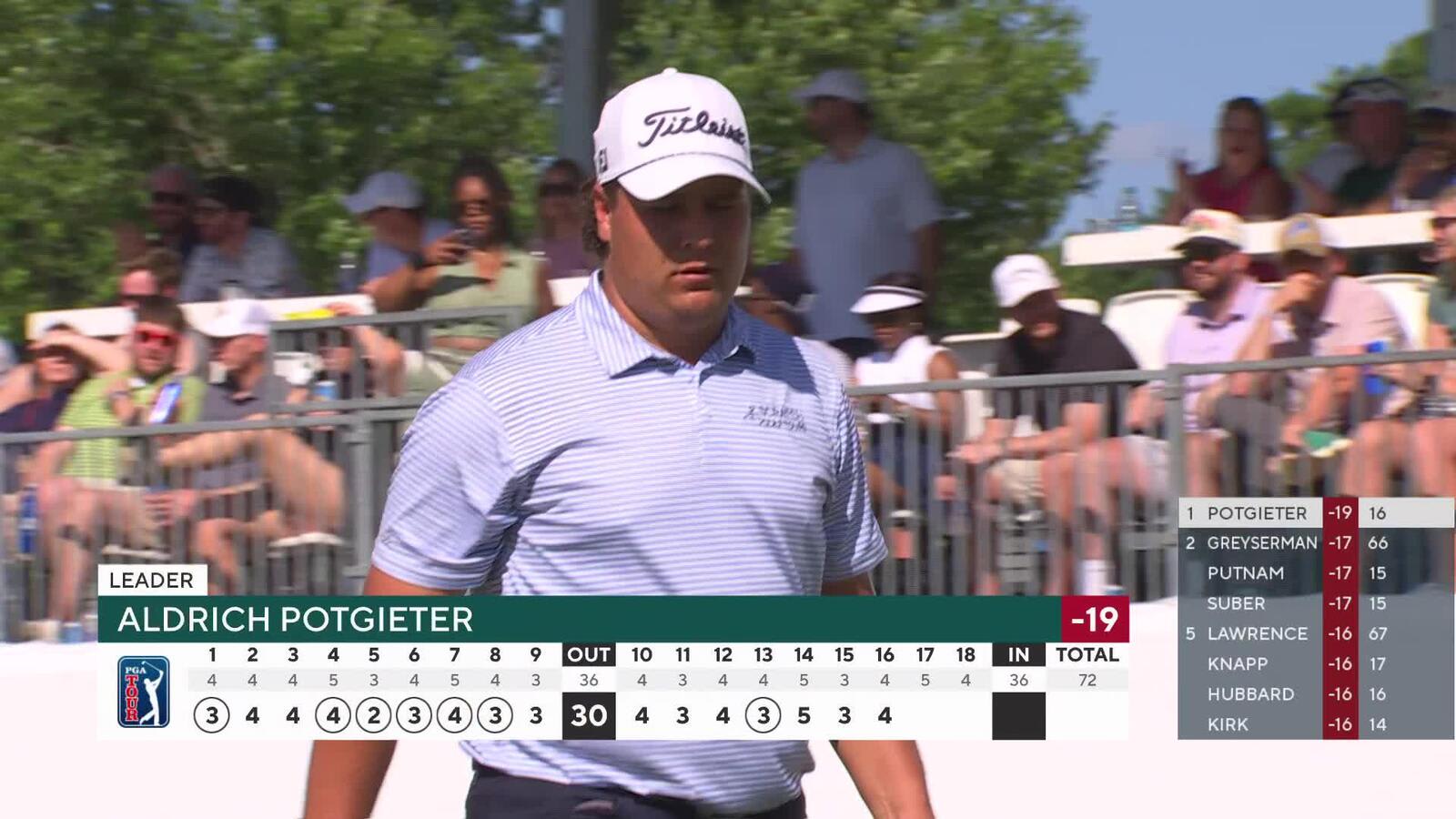 Aldrich Potgieter | Round 3 | 16th hole | Shot 4 | 2025 Rocket Classic