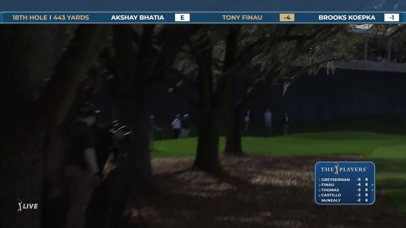 Tony Finau | Round 1 | 18th hole | Shot 1 | 2026 THE PLAYERS