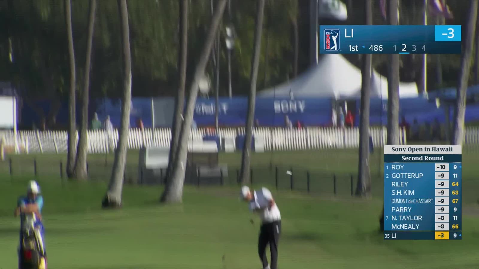 Haotong Li | Round 2 | 1st hole | Shot 2 | 2026 Sony Open