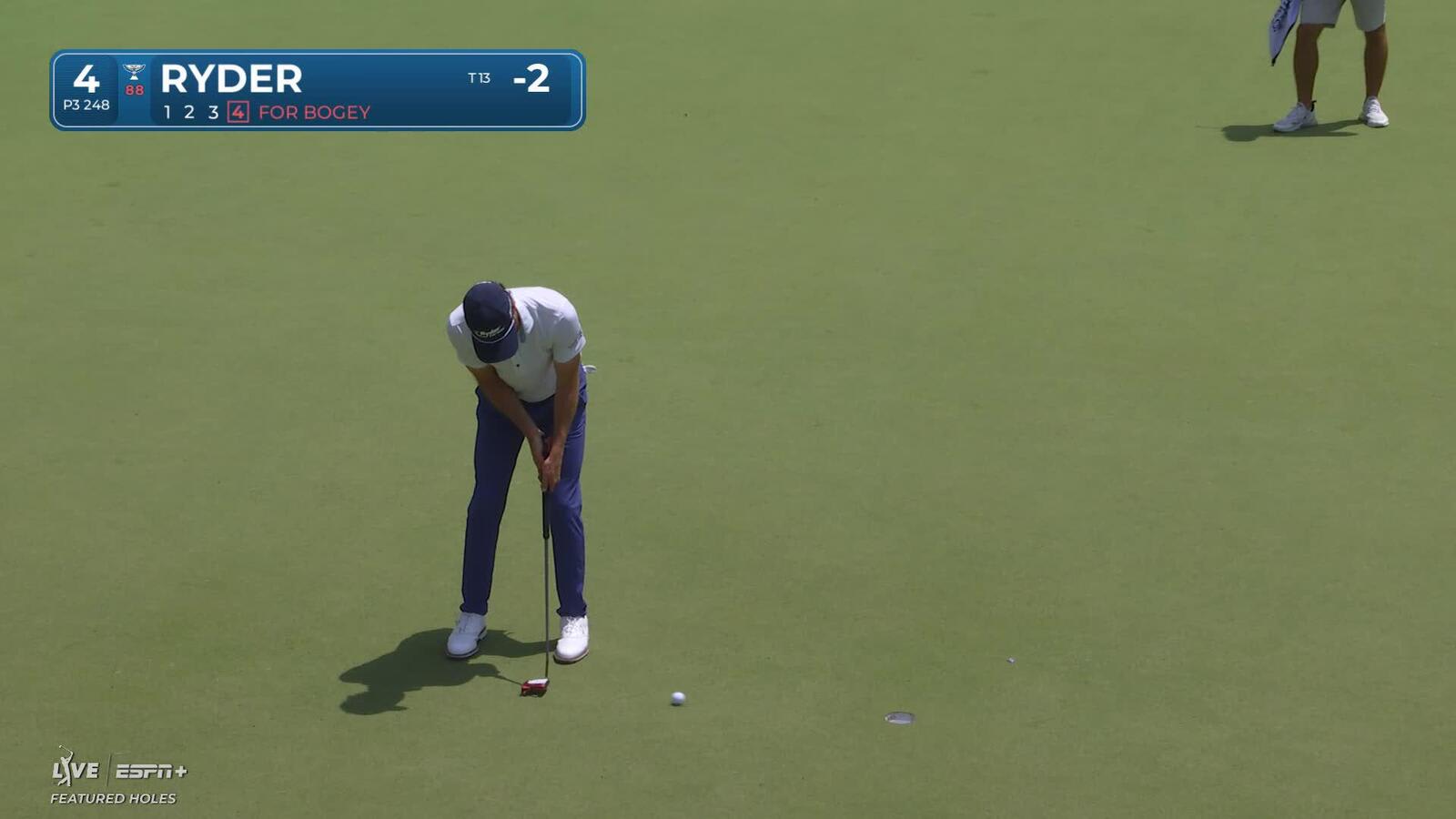 Sam Ryder | Round 1 | 4th hole | Shot 5 | 2025 Charles Schwab