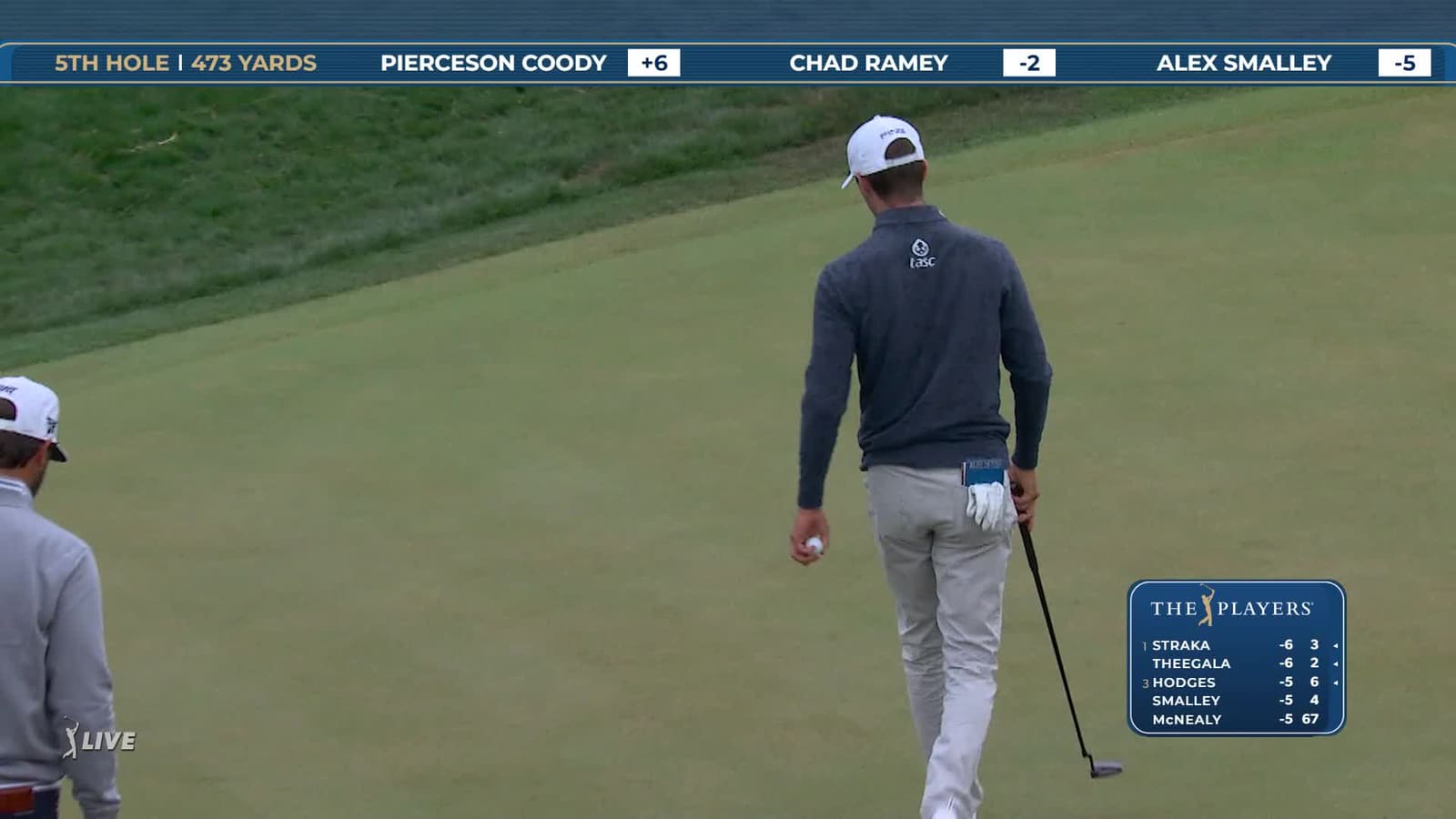 Alex Smalley | Round 2 | 5th hole | Shot 3 | 2026 THE PLAYERS