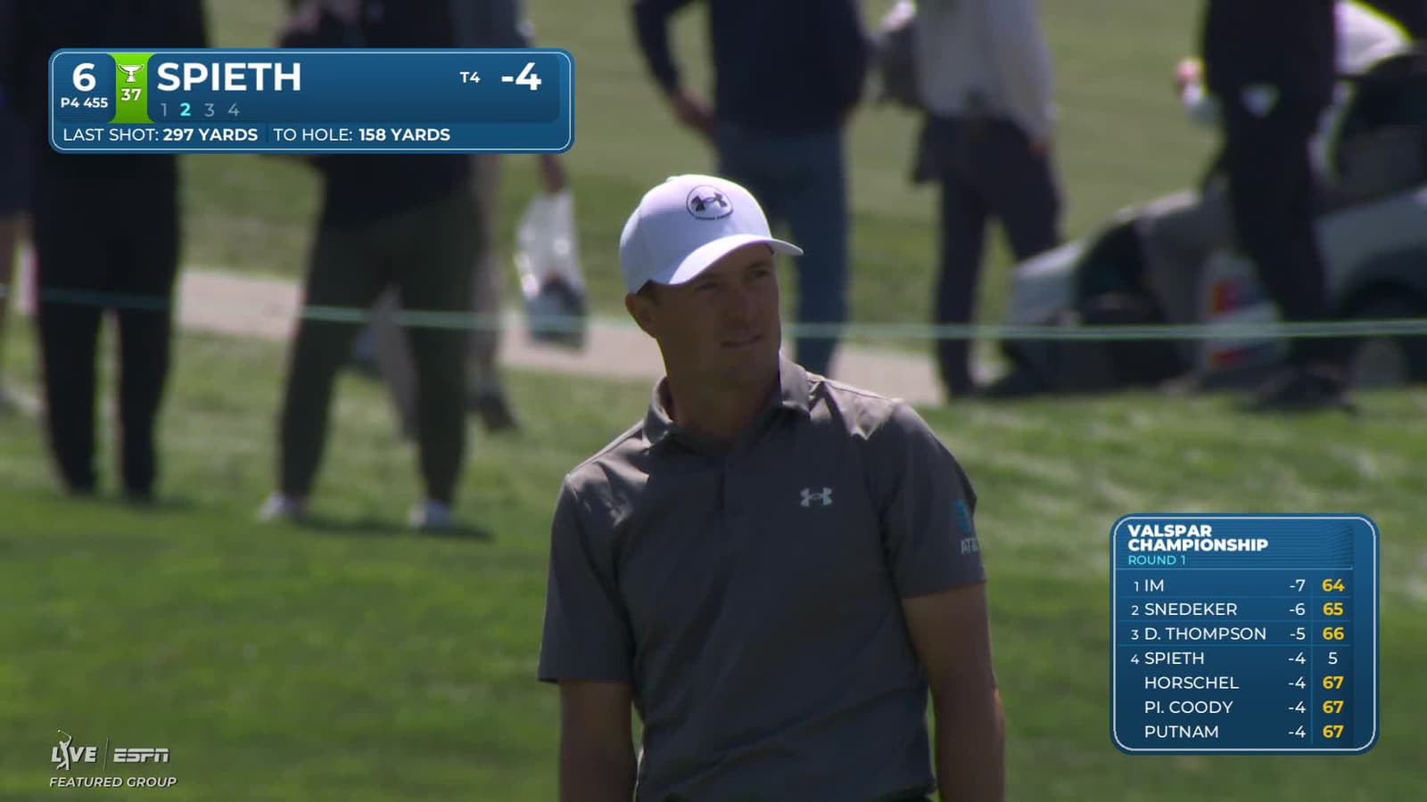 Jordan Spieth | Round 1 | 6th hole | Shot 2 | 2026 Valspar