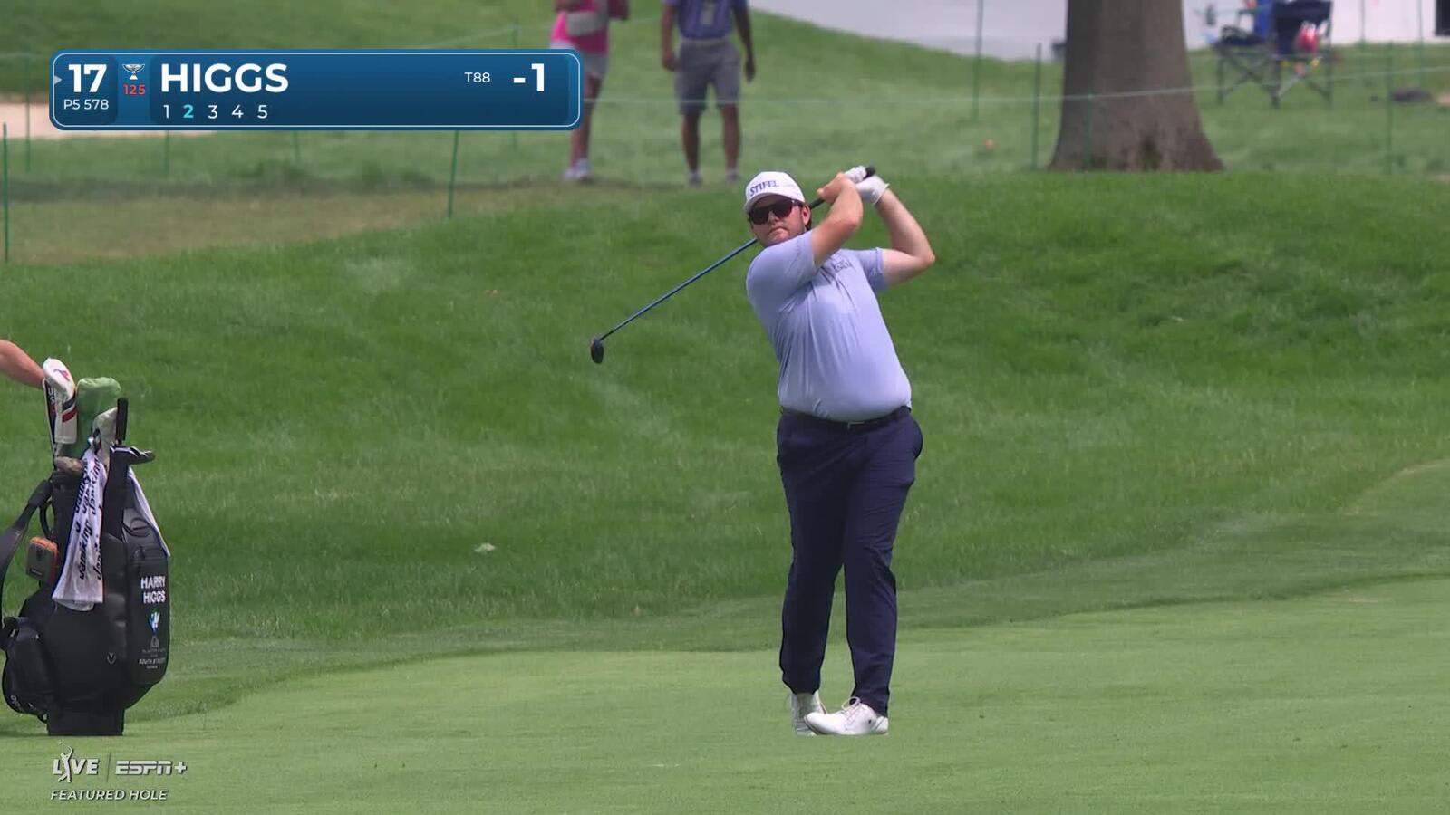 Harry Higgs | Round 1 | 17th hole | Shot 2 | 2025 Rocket Classic